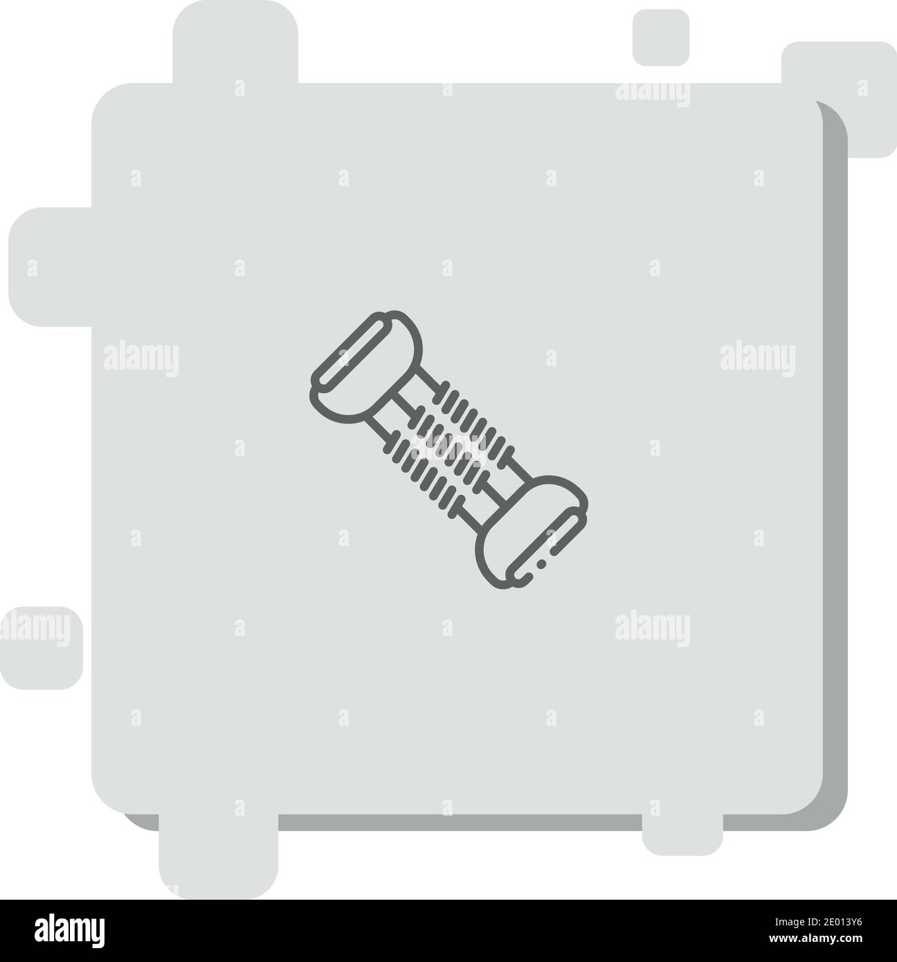 chest expander vector icon modern simple vector illustration Stock ...