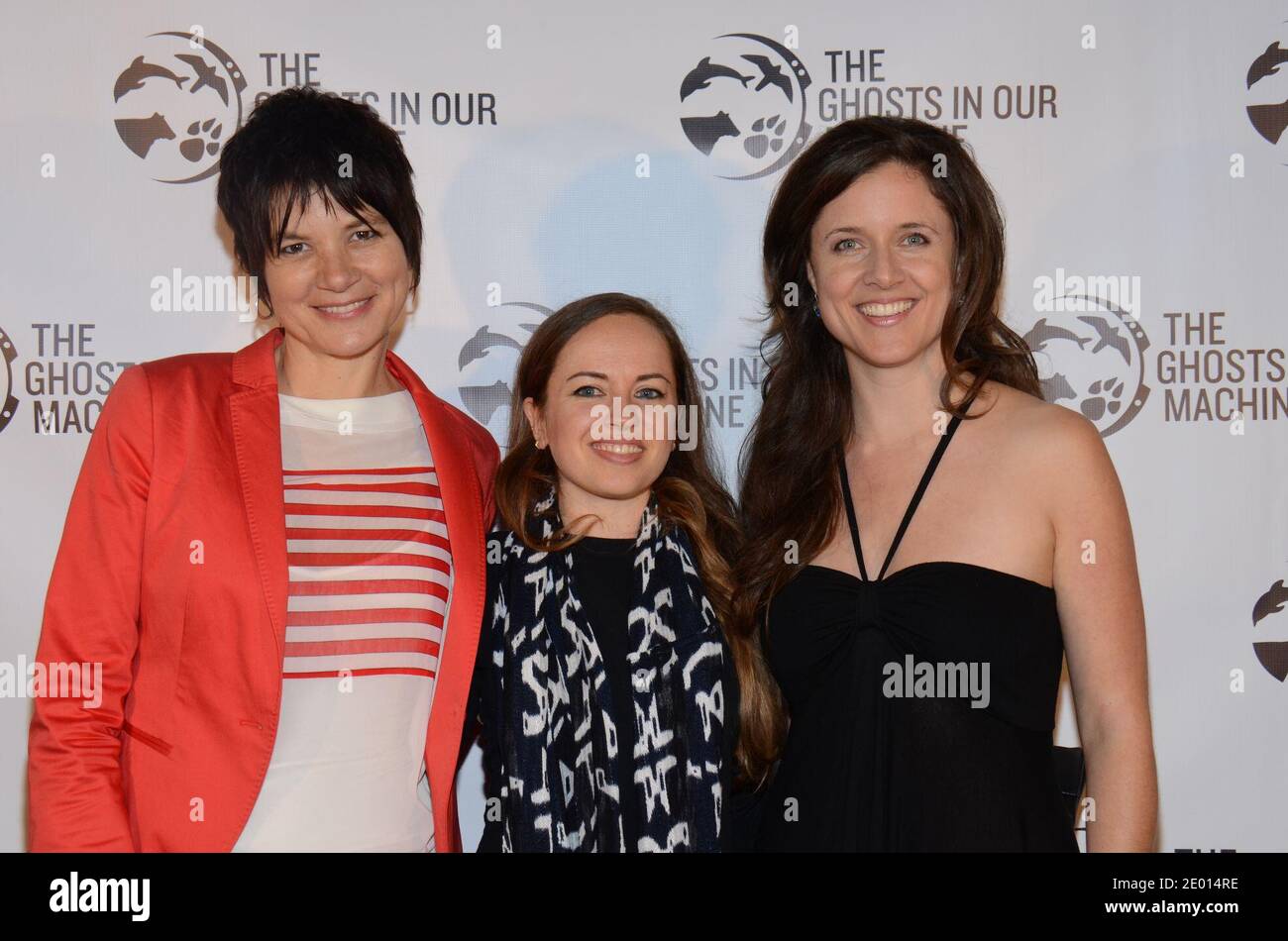Liz Marshall, Ruby Roth and Jo-Anne McArthur arrive for 'The Ghosts In ...