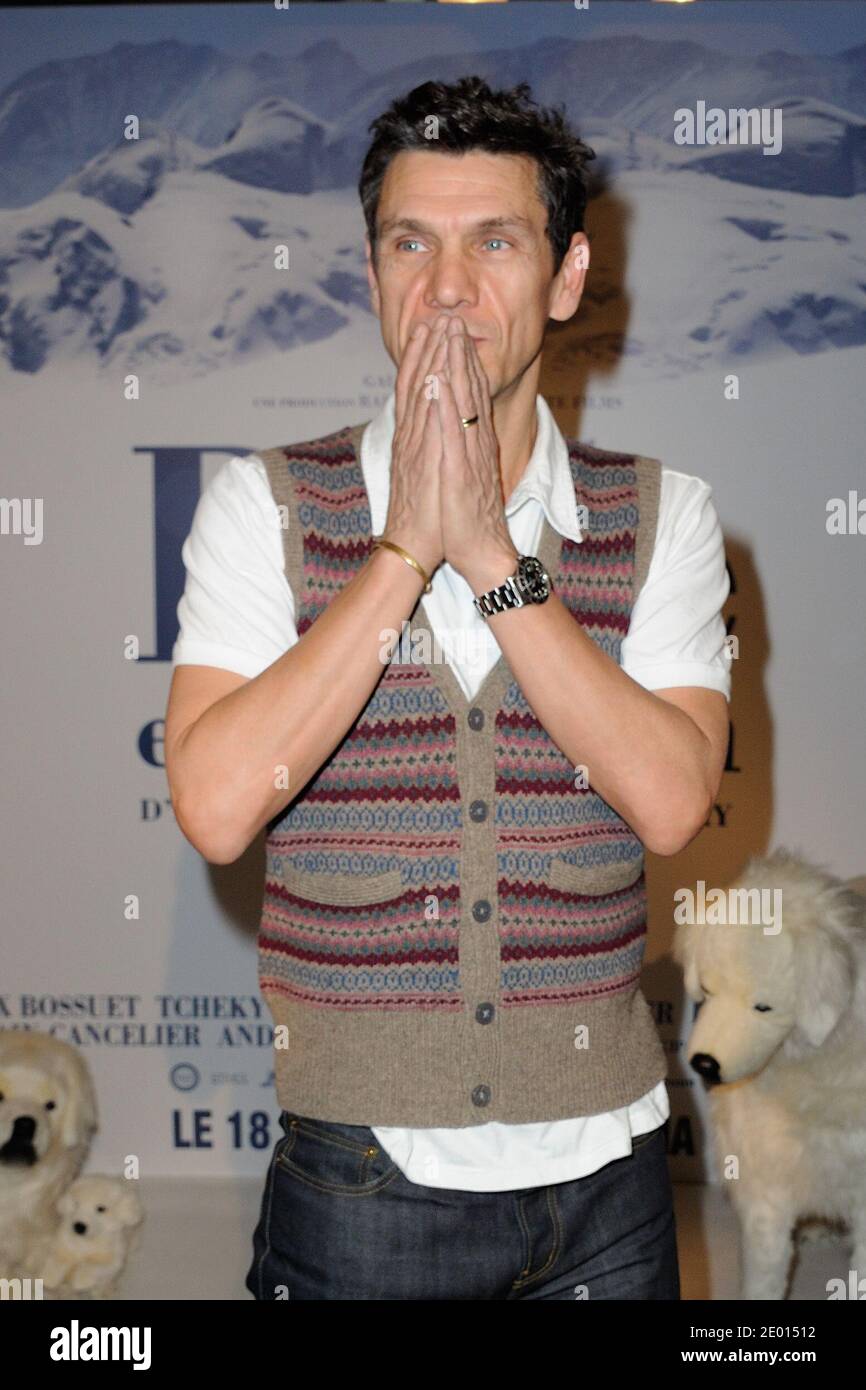 Marc Lavoine attending the Belle Et Sebastien premiere at Le Grand Rex ...