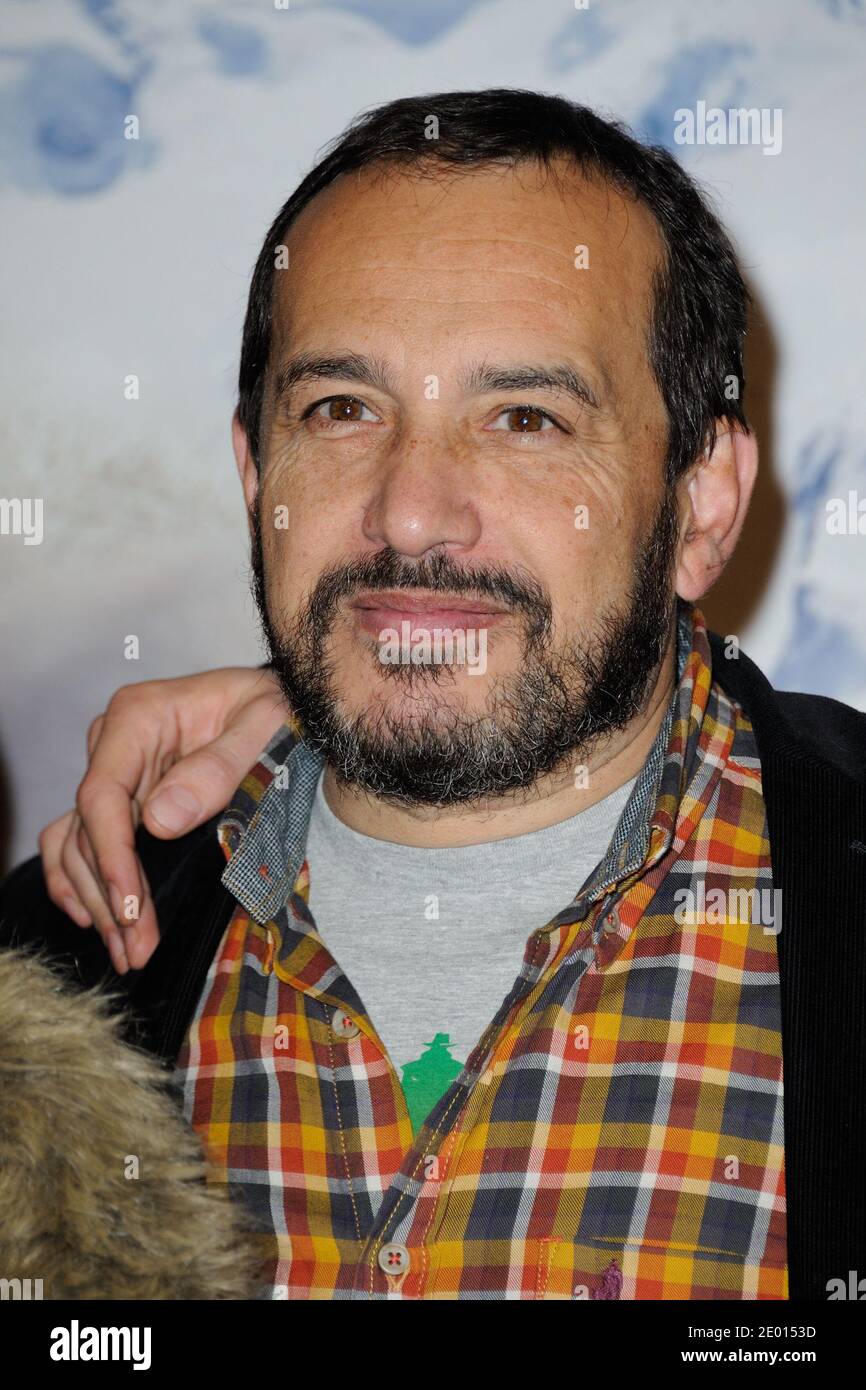 Mehdi attending the Belle Et Sebastien premiere at Le Grand Rex Cinema ...