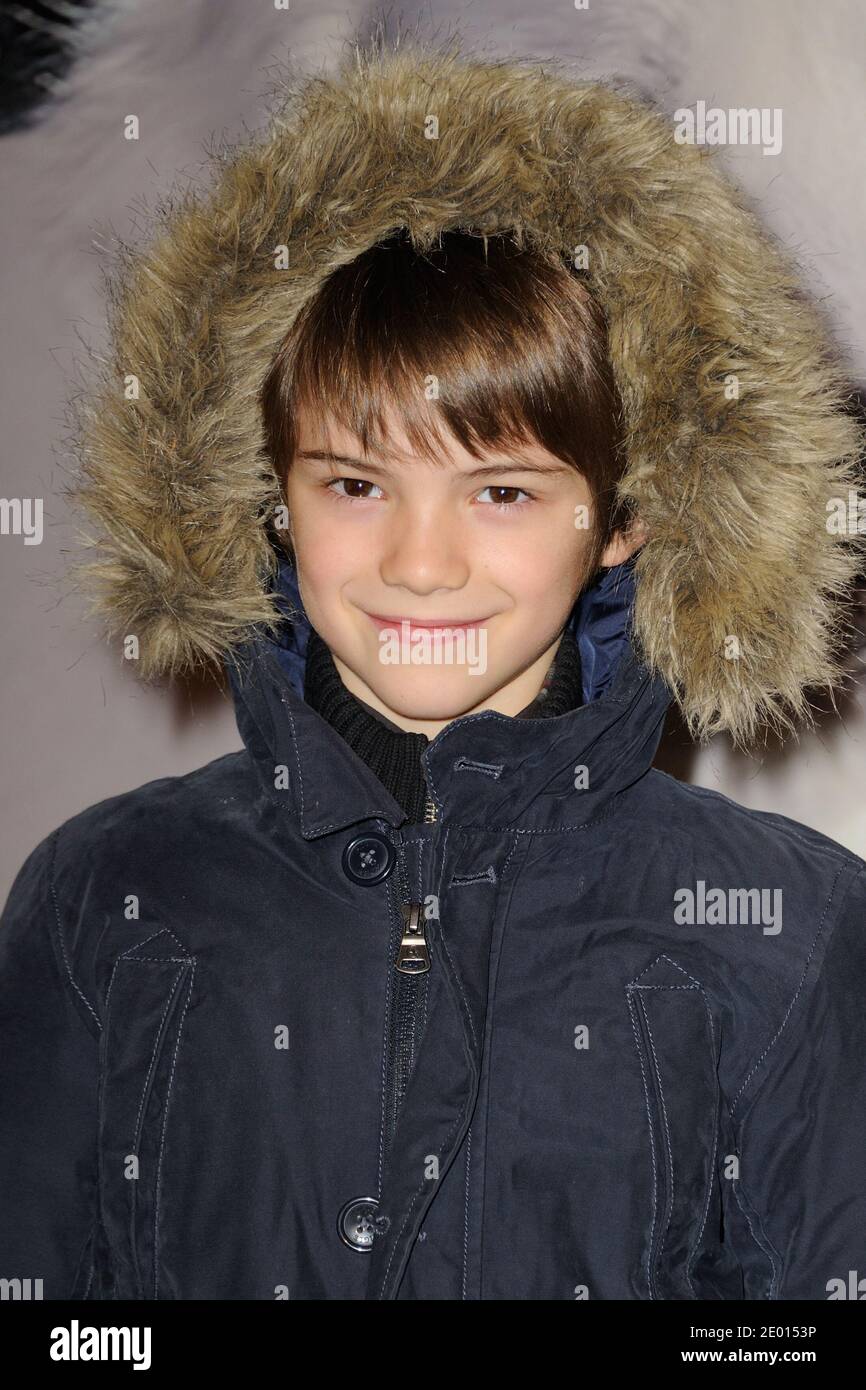 Felix Bossuet attending the Belle Et Sebastien premiere at Le Grand Rex ...