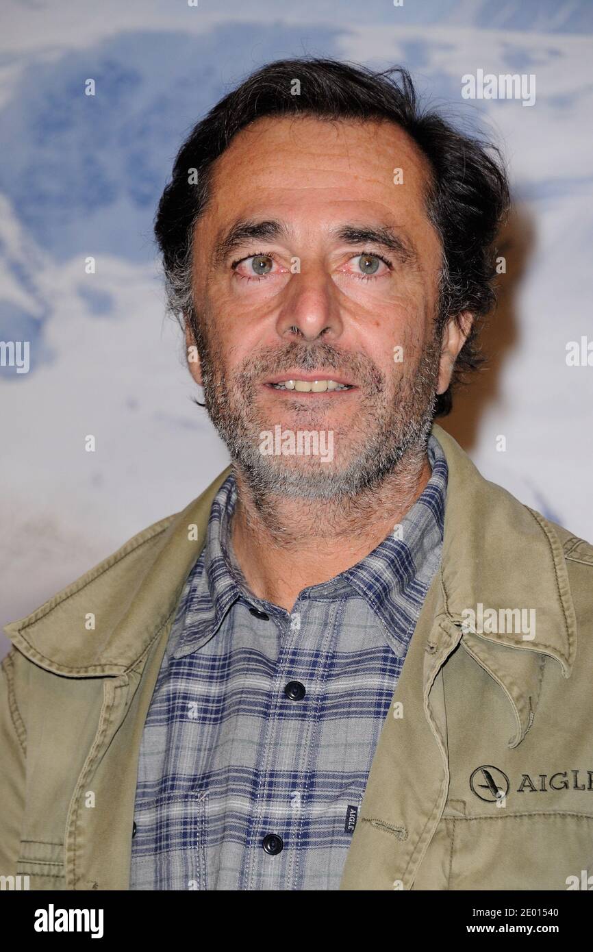 Nicolas Vanier attending the Belle Et Sebastien premiere at Le Grand ...