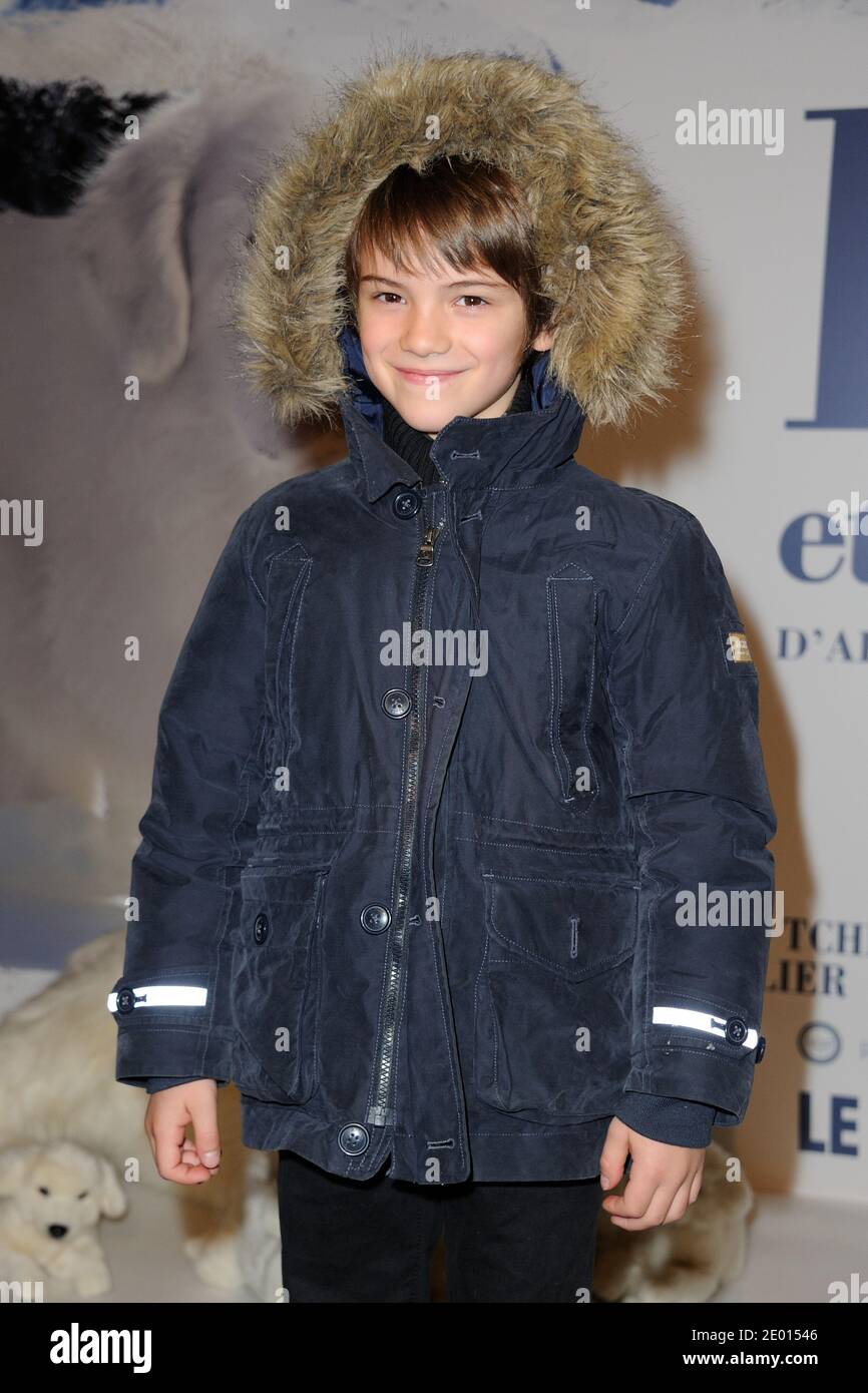 Felix Bossuet attending the Belle Et Sebastien premiere at Le Grand Rex ...