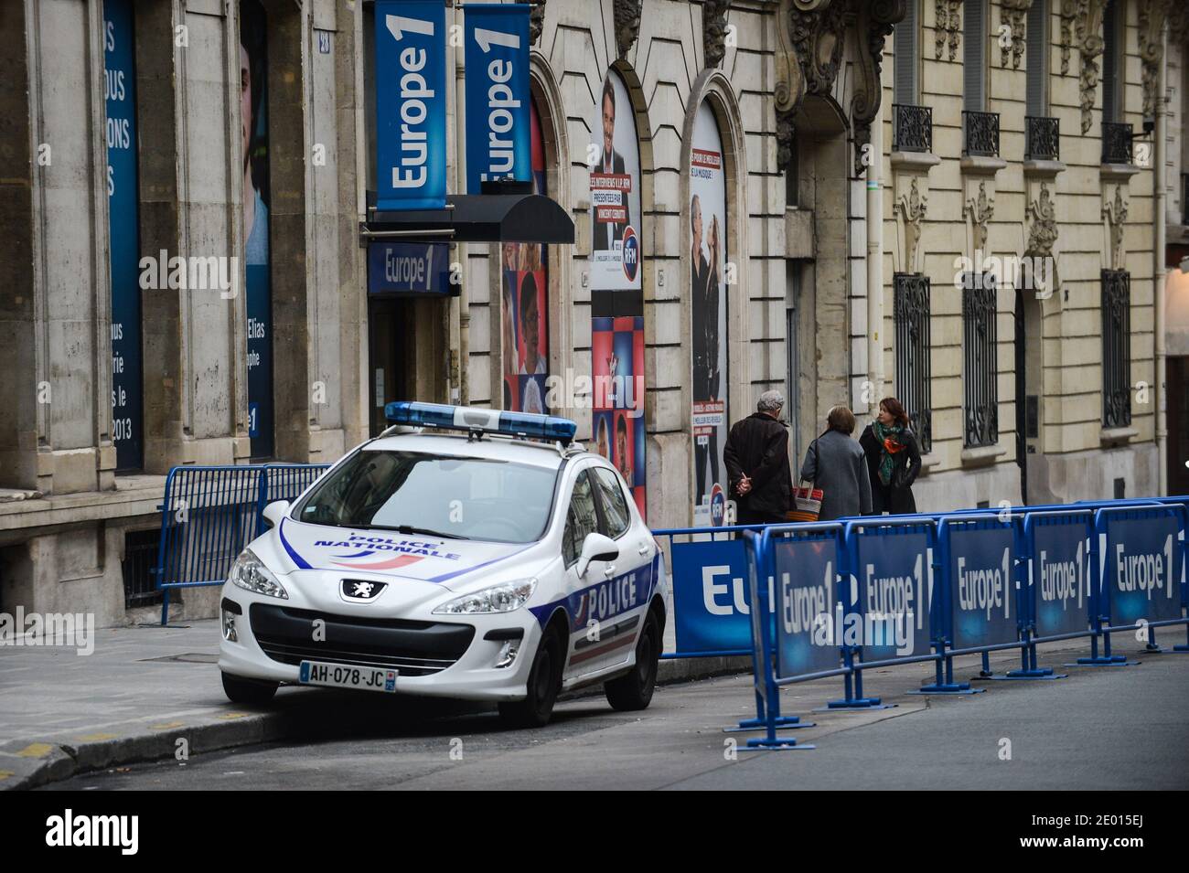 Europe 1 radio under police guard, as well as many media headquarters ...
