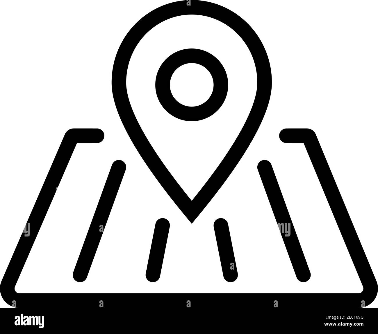 field location marking outline icon Stock Vector Image & Art - Alamy