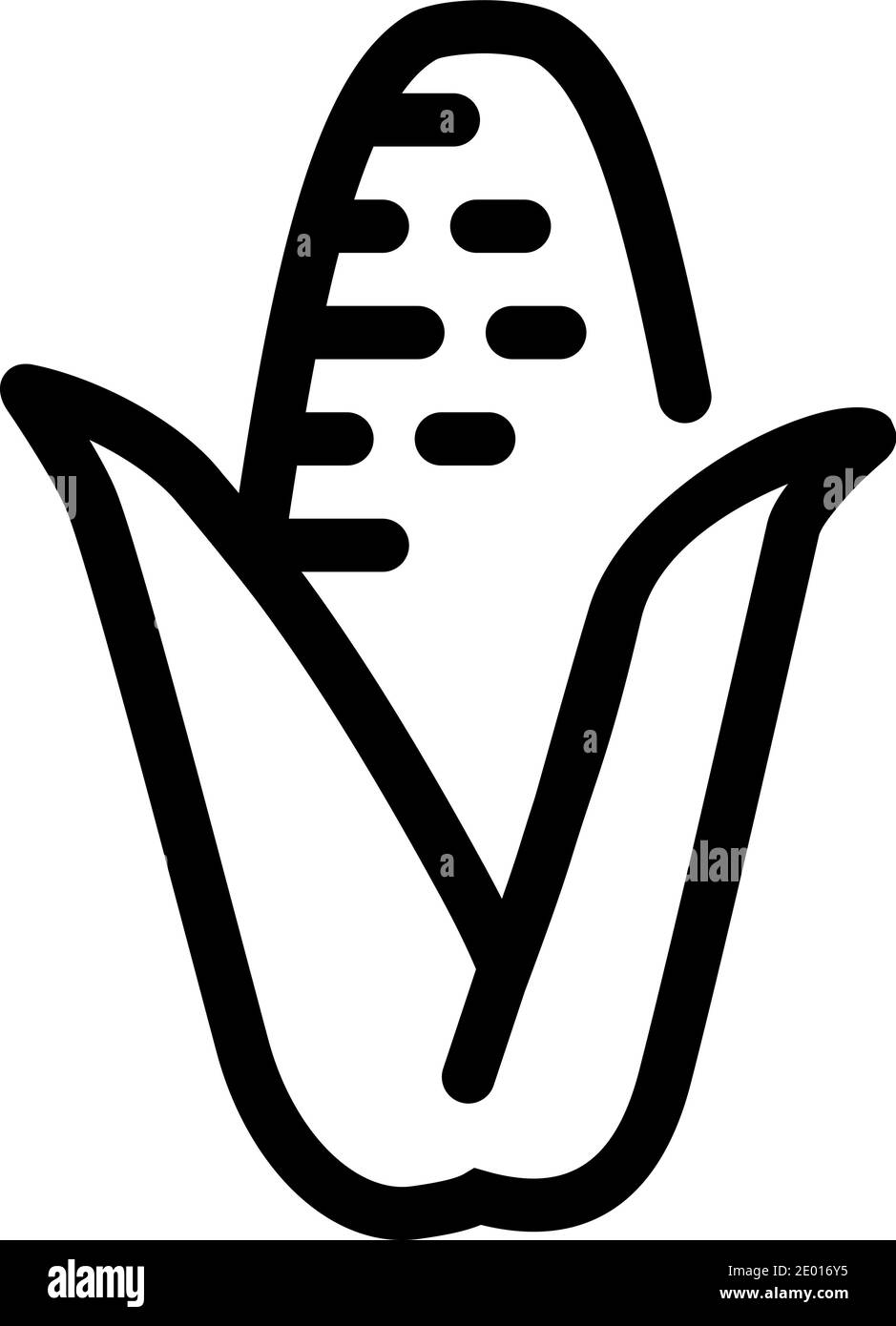 corn crop agronomy outline icon Stock Vector Image & Art - Alamy