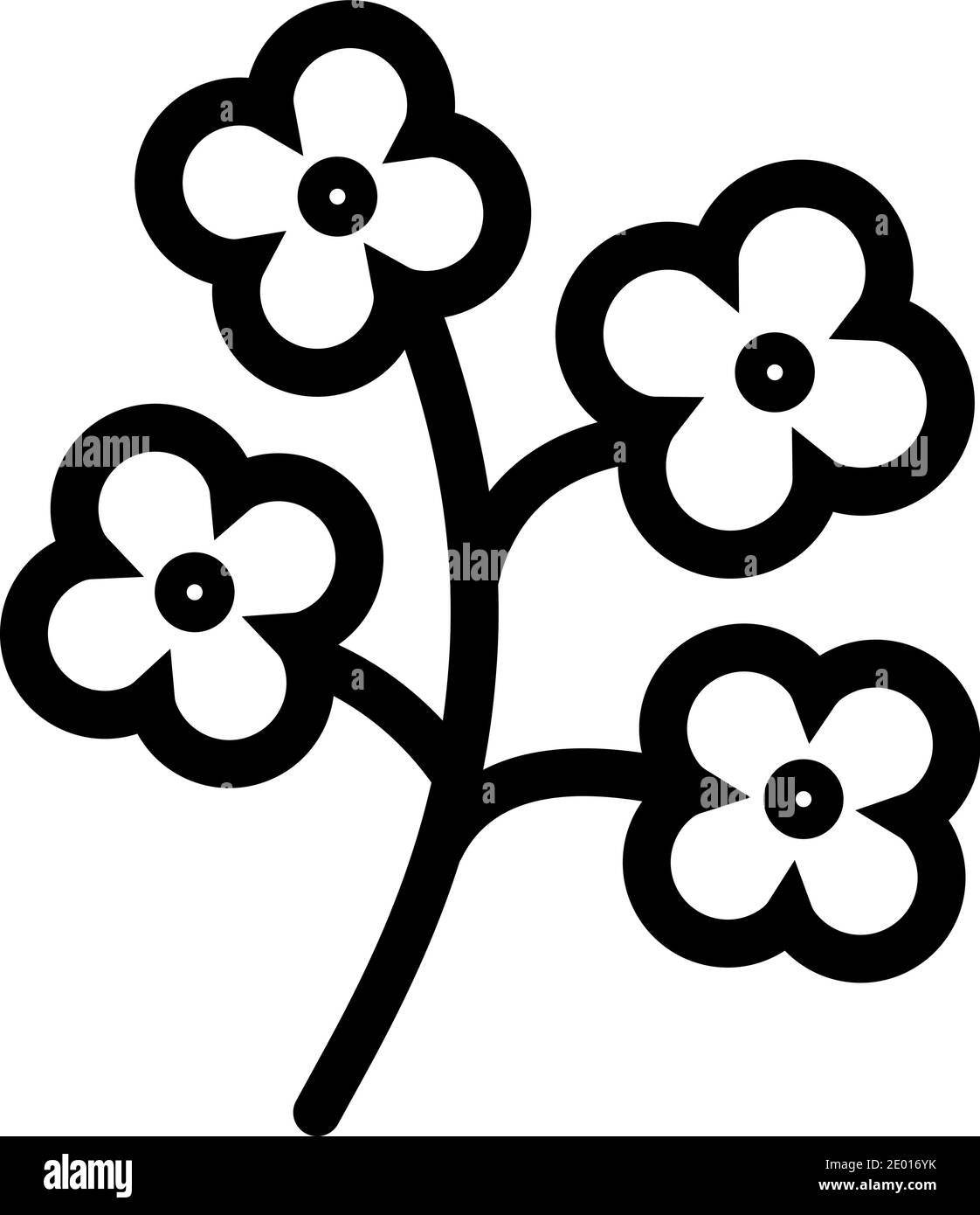 canola rapeseed plant outline icon Stock Vector Image & Art - Alamy