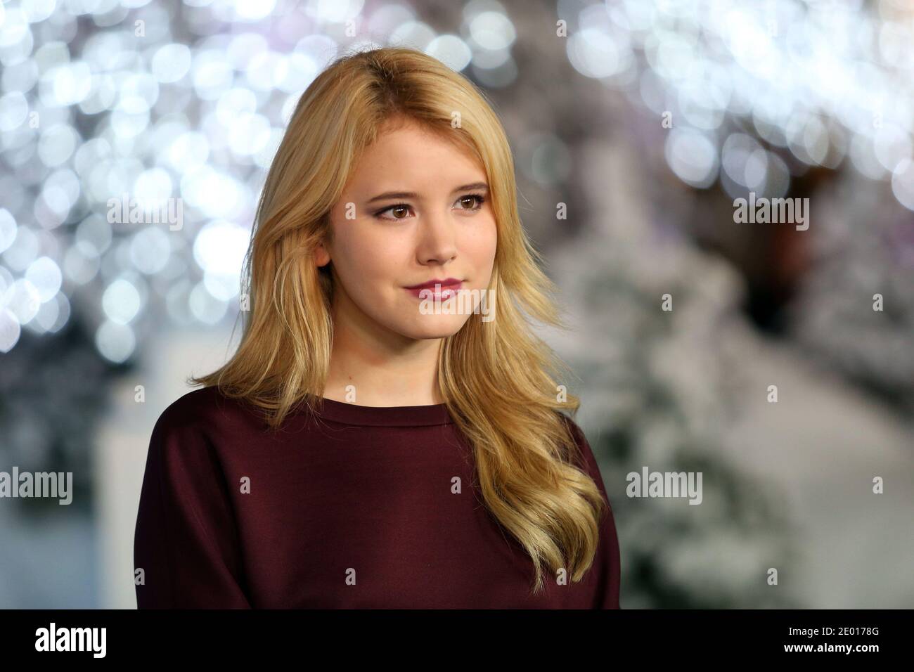 Taylor Spreitler arrives at the premiere for the film Frozen held at ...