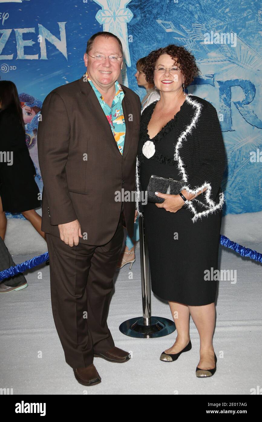 John Lasseter arrives at the premiere for the film Frozen held at The ...