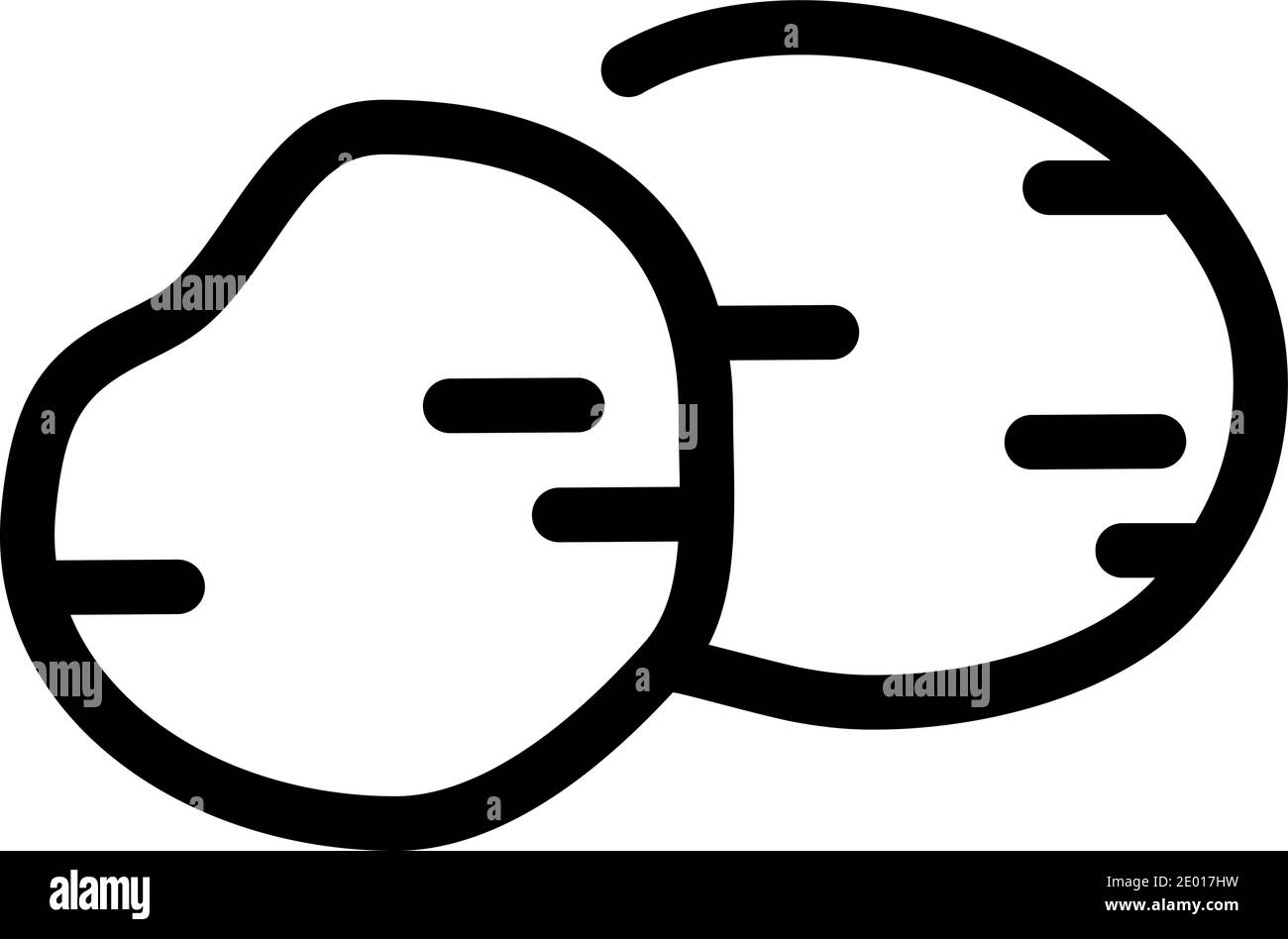 agriculture potato simple outline icon Stock Vector Image & Art - Alamy