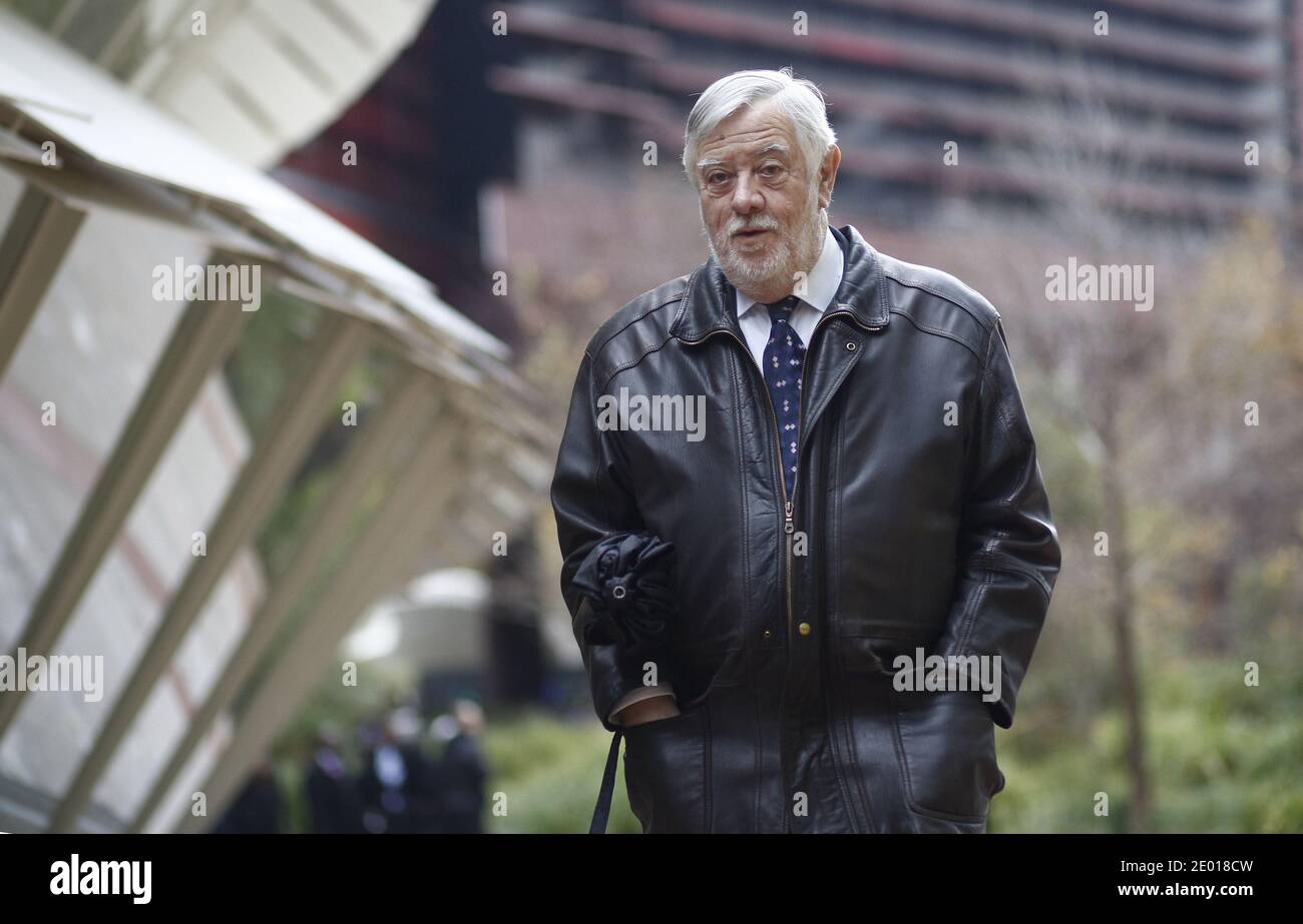 Yves Coppens arrives at the Musee du Quai Branly in Paris, France, on ...