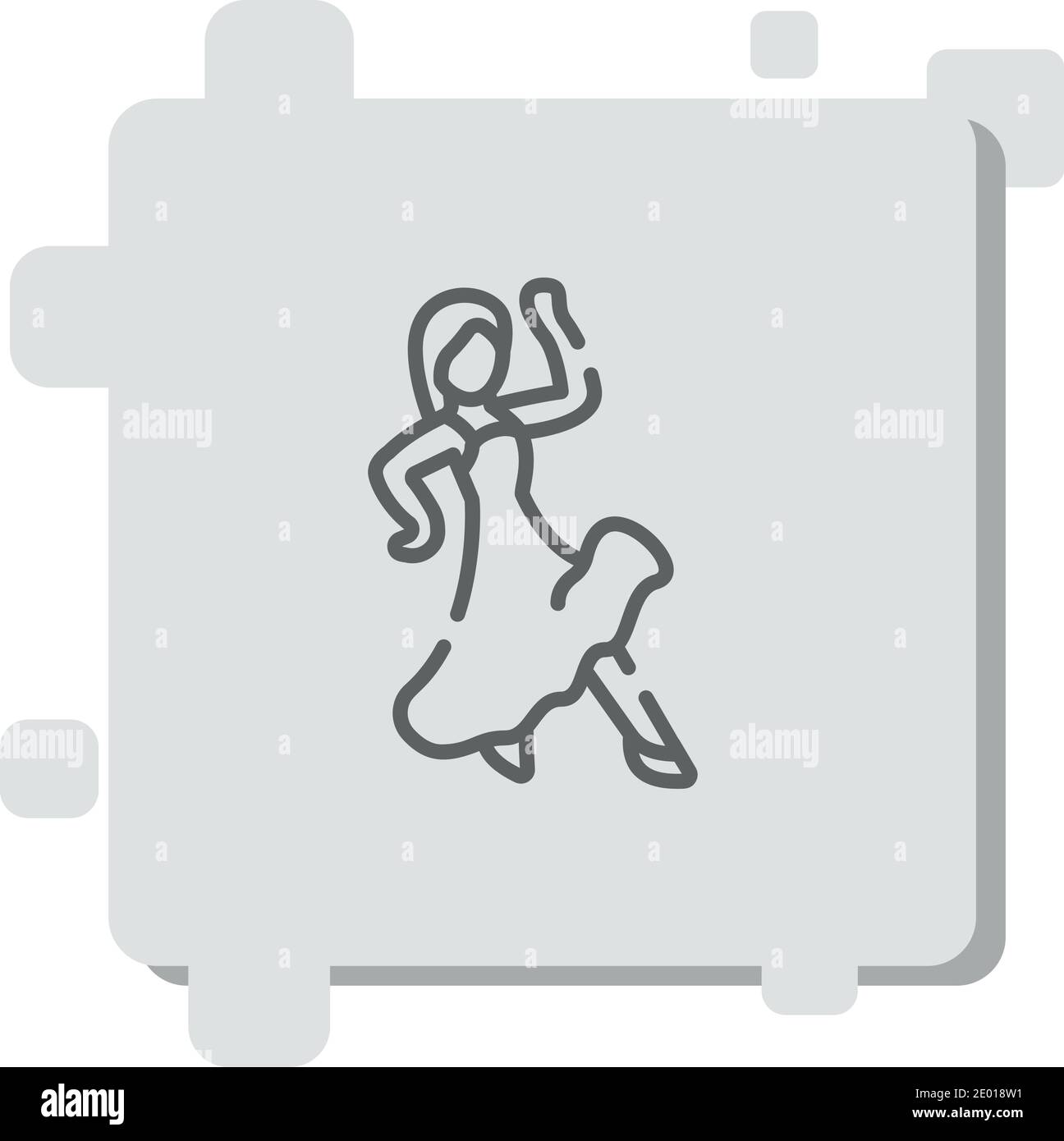 dancer vector icon modern simple vector illustration Stock Vector Image ...
