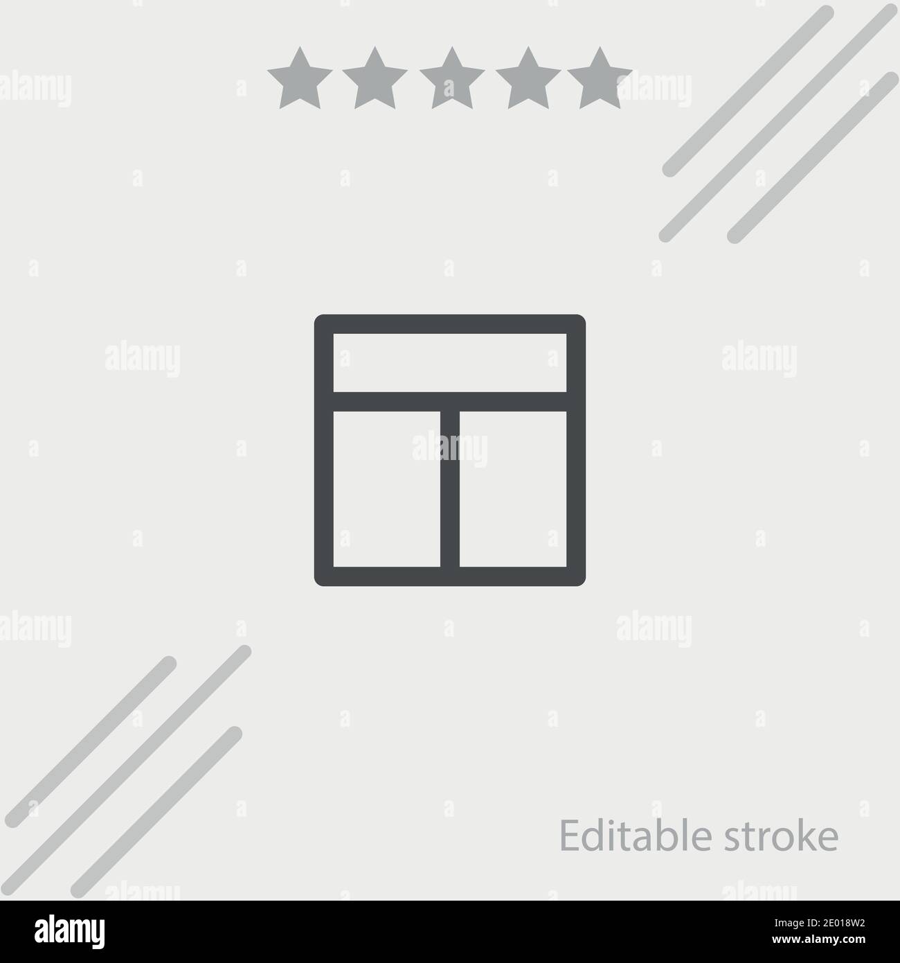 layout vector icon modern simple vector illustration Stock Vector Image ...