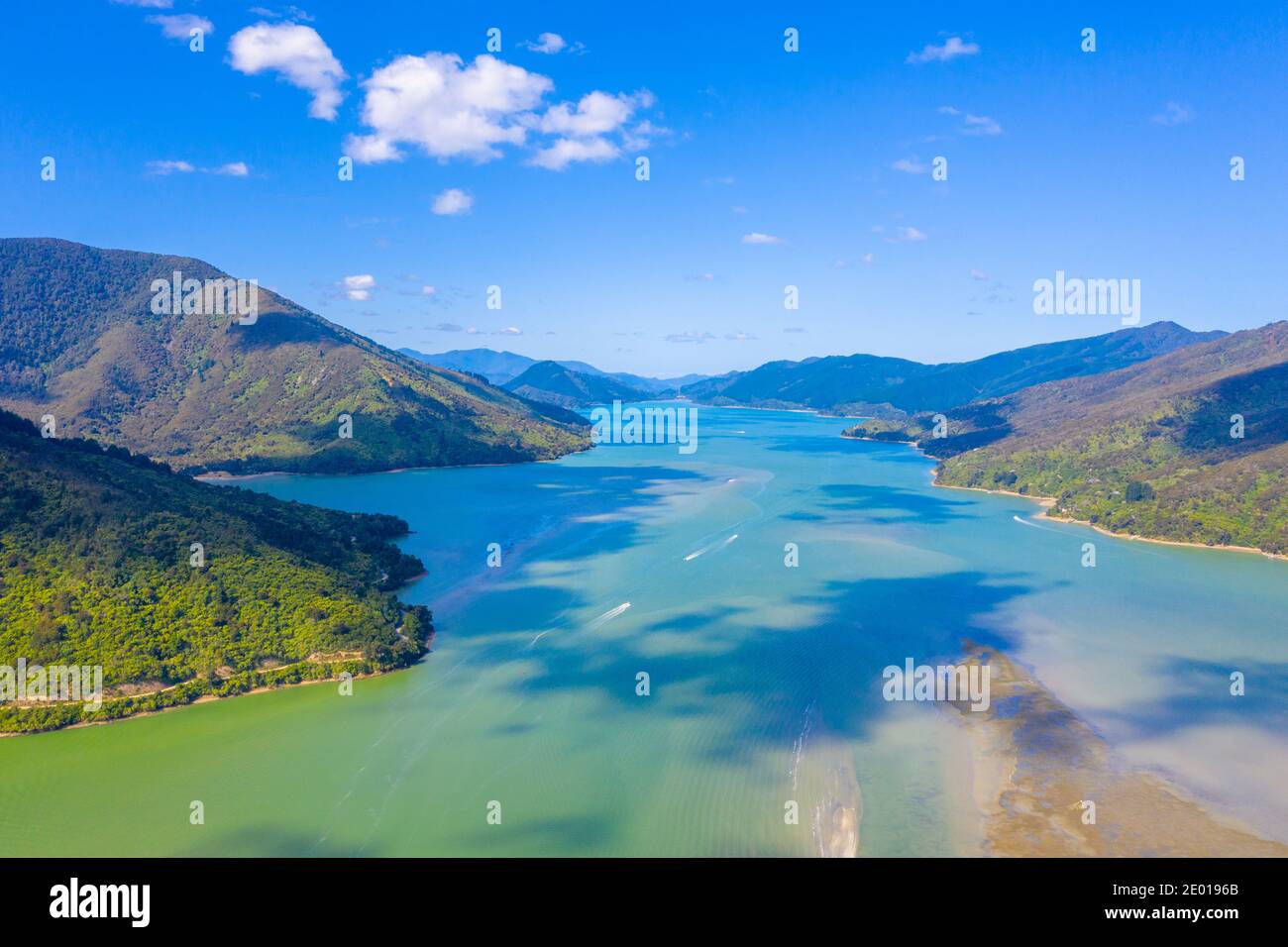 Aerial island sounds coast hi-res stock photography and images - Alamy