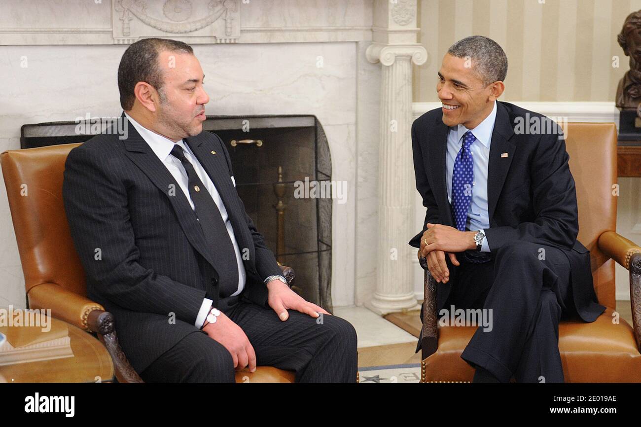 US President Barack Obama holds a bilateral meeting with King Mohammed ...
