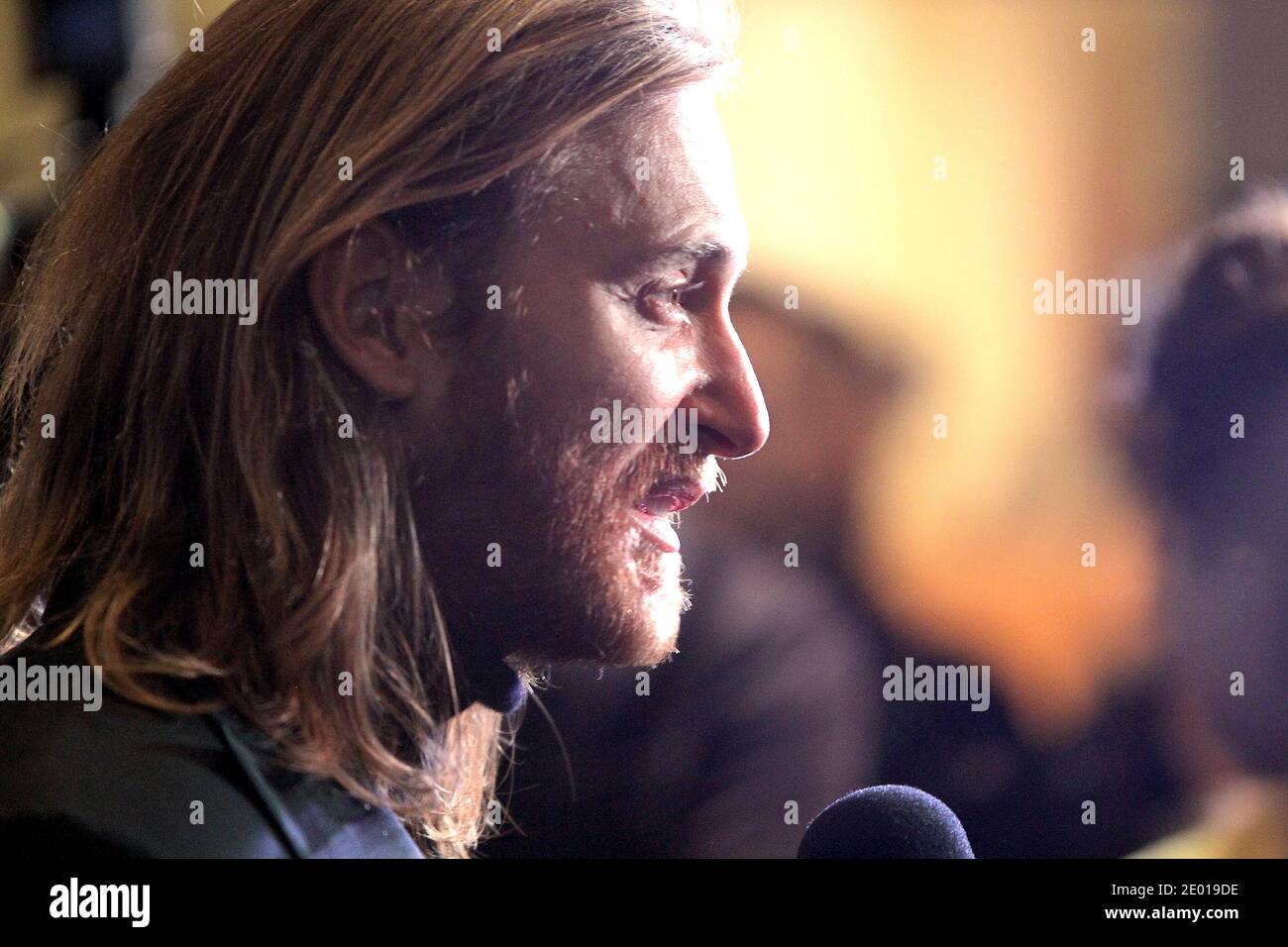 French DJ David Guetta attends the premiere of David Guetta's new music ...