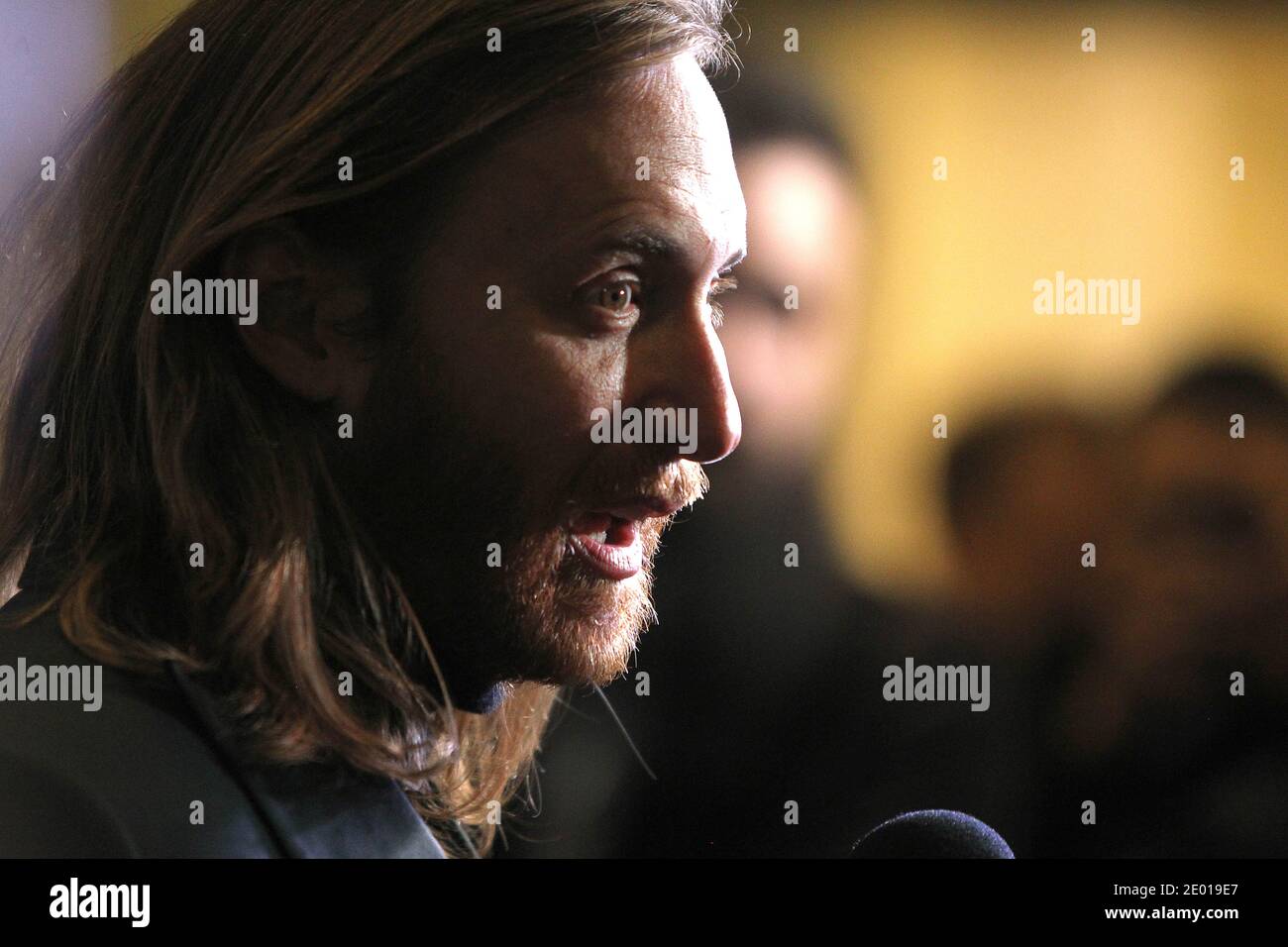 French DJ David Guetta attends the premiere of David Guetta's new music ...