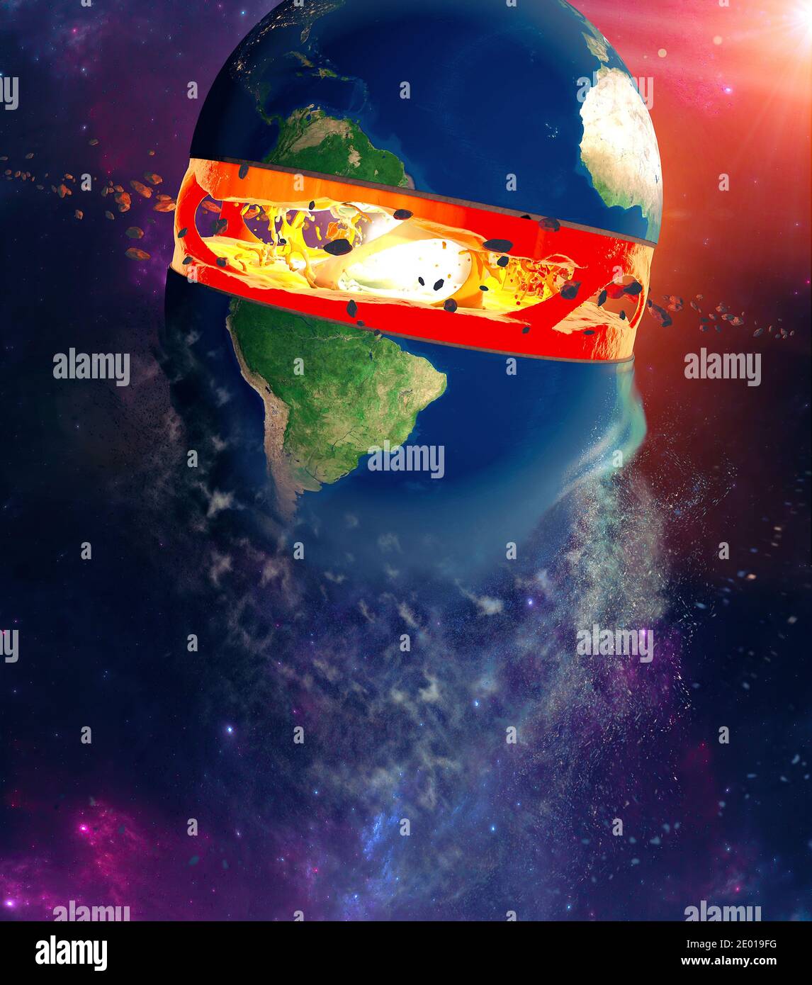 Inner structure earth hi-res stock photography and images - Alamy