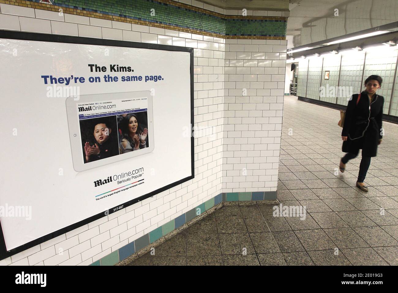 New york times newspaper ad hi-res stock photography and images - Alamy