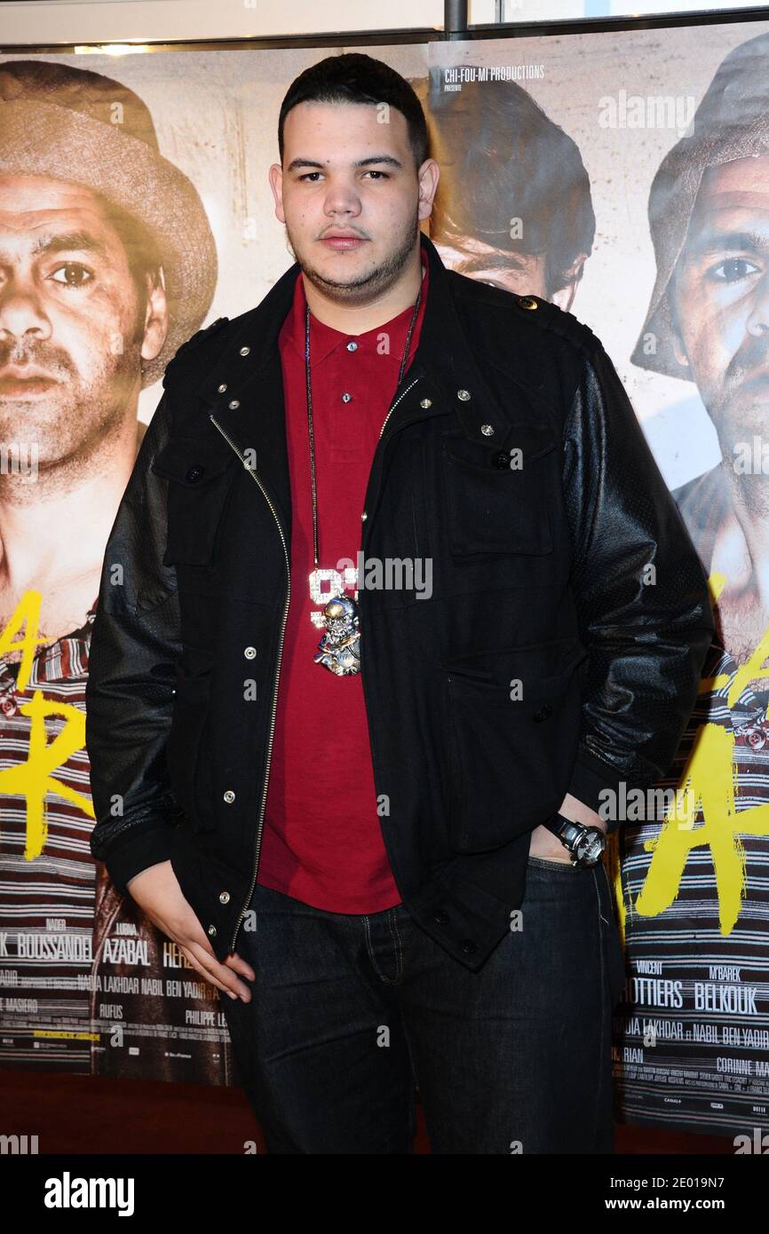 Sadek arriving to the premiere of the film La Marche held at the UGC ...