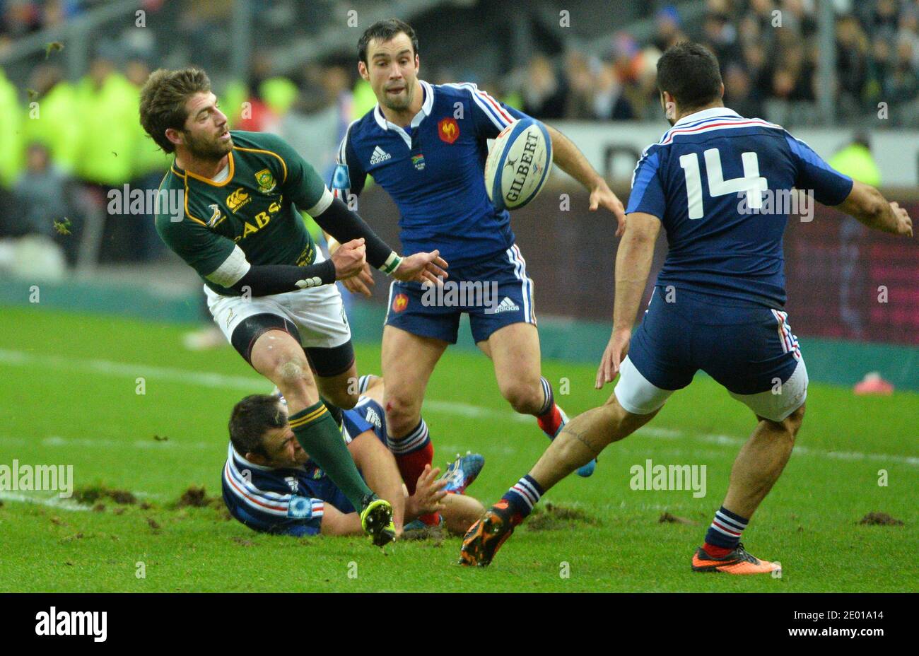 South Africa's' Willie Leroux during a rugby friendly Test match ...