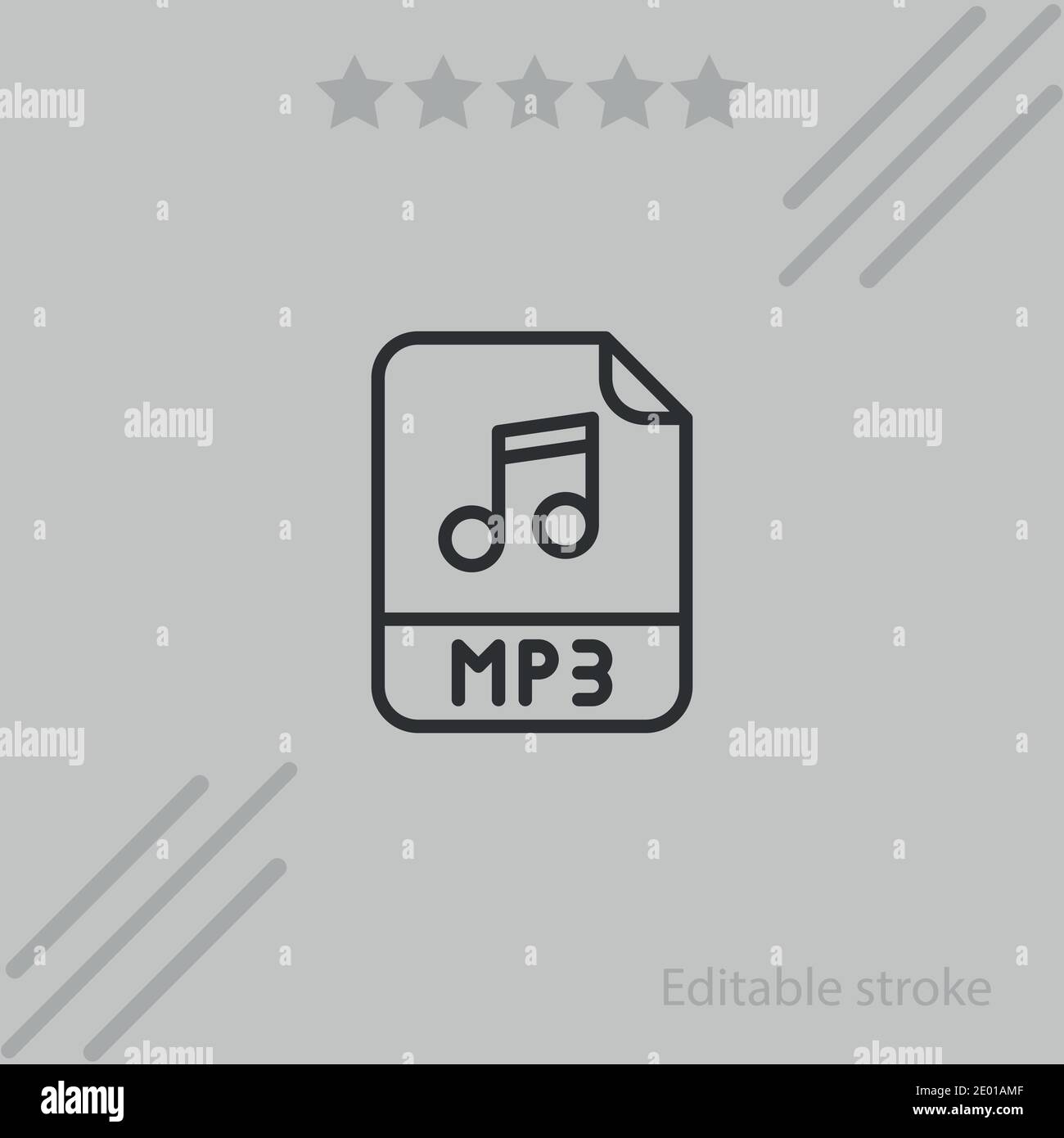 mp vector icon modern simple vector illustration Stock Vector Image ...