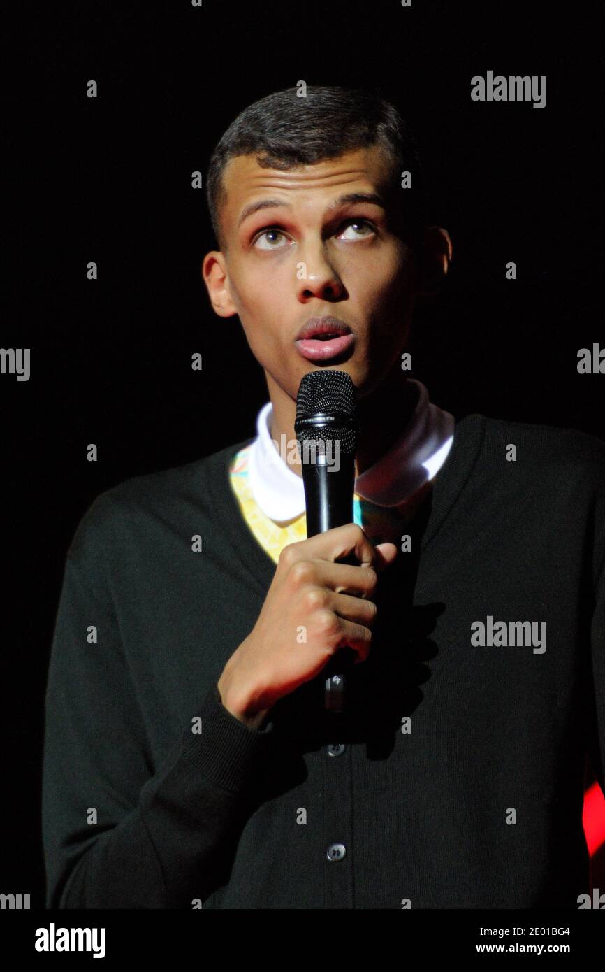 Stromae attending the Grands Prix Sacem 2013 awarding ceremony in ...