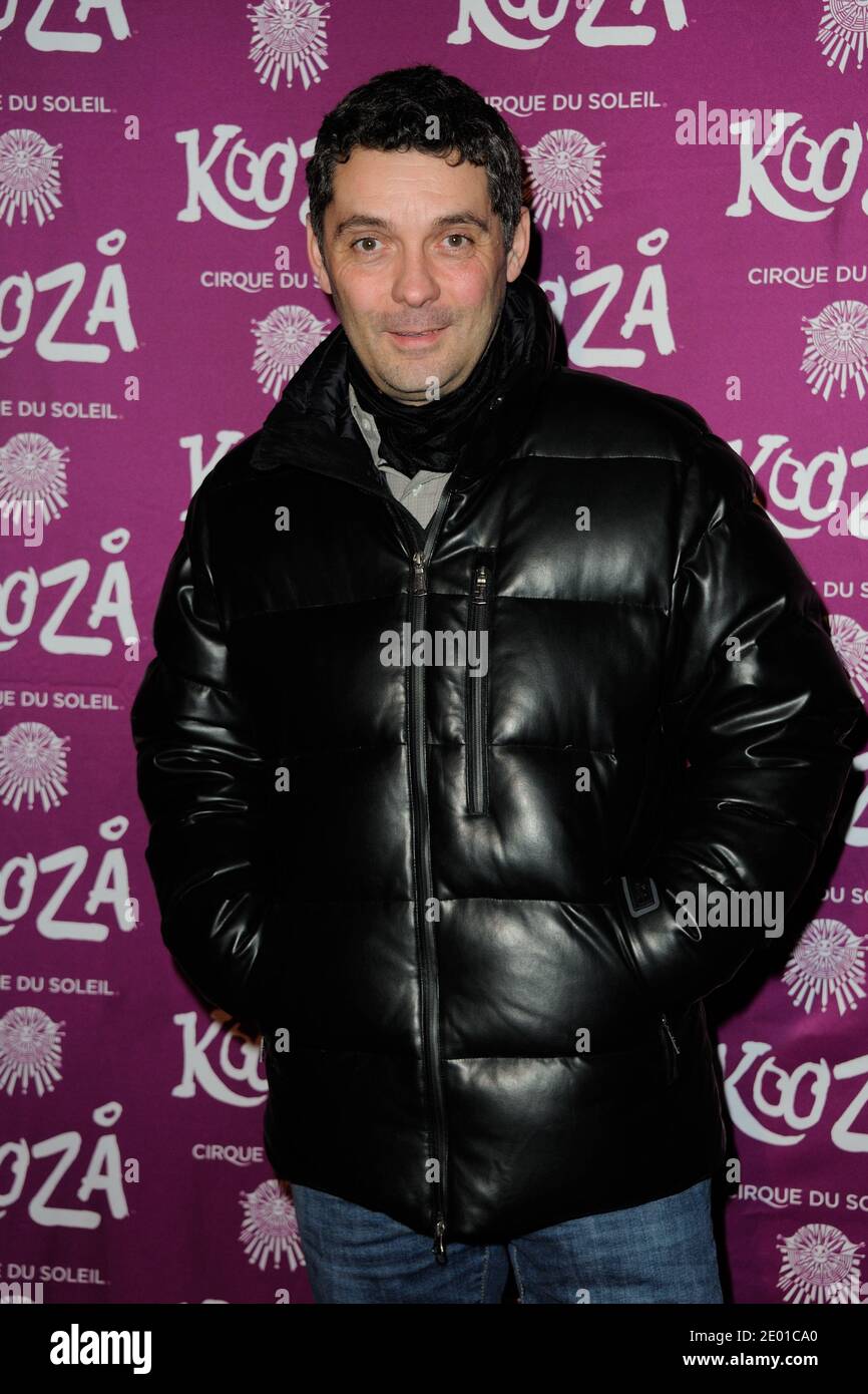 Thierry Moreau attending the premiere for the Cirque du Soleil new show ...