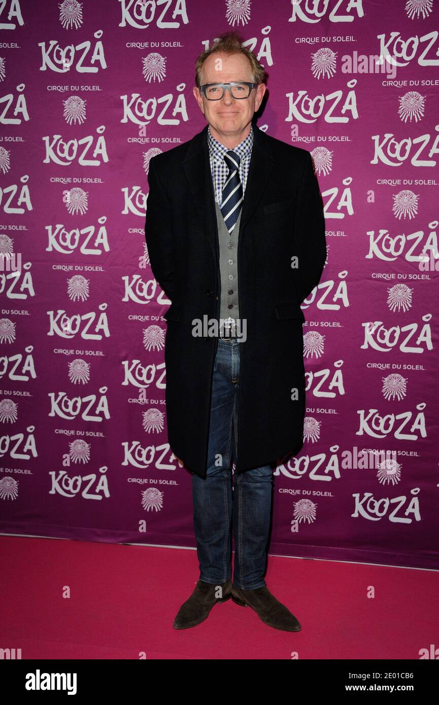 Mac Lesggy attending the premiere for the Cirque du Soleil new show ...
