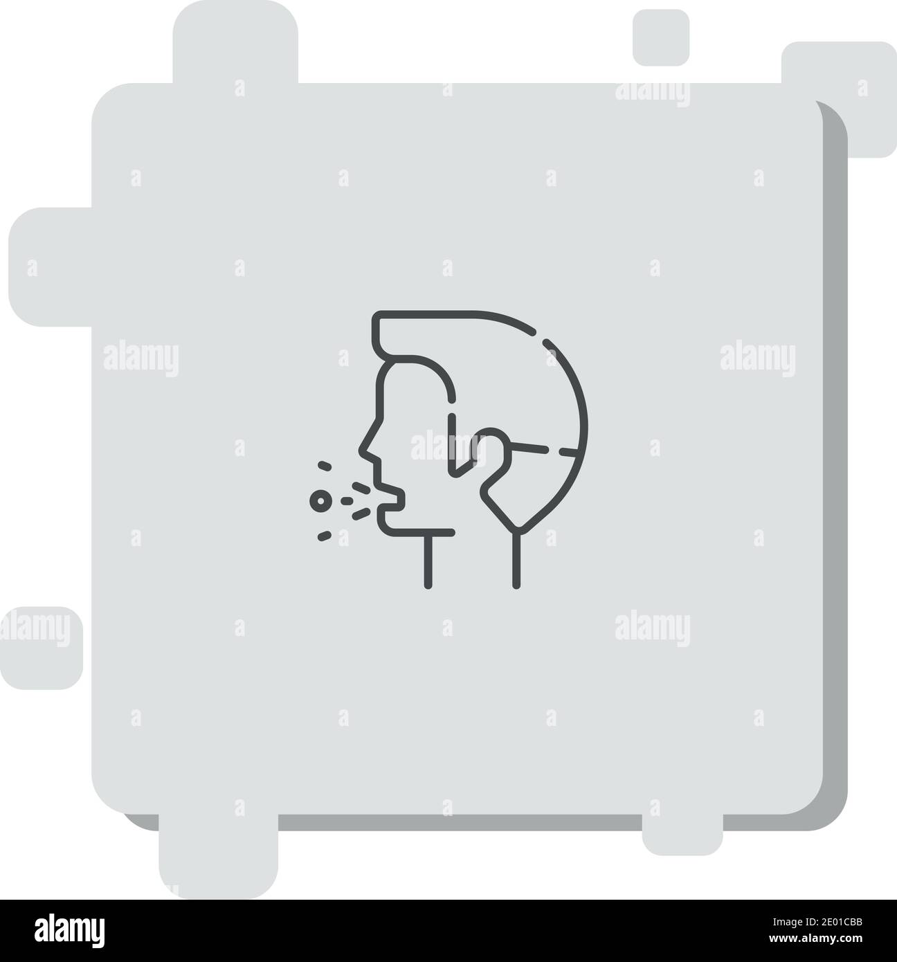 cough vector icon modern simple vector illustration Stock Vector Image ...