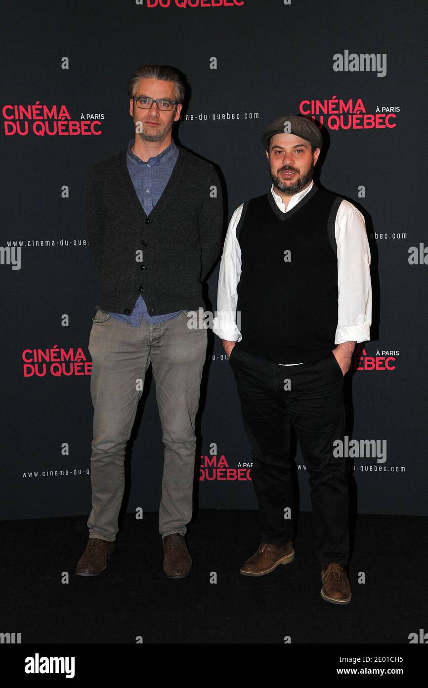 Frederick Pelletier and Pascal Bascaron attending the premiere of 'Le ...