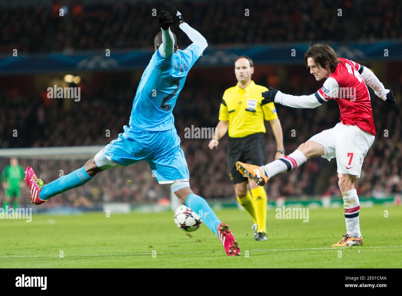 Emirates stadium tomas rosicky hi-res stock photography and images - Alamy
