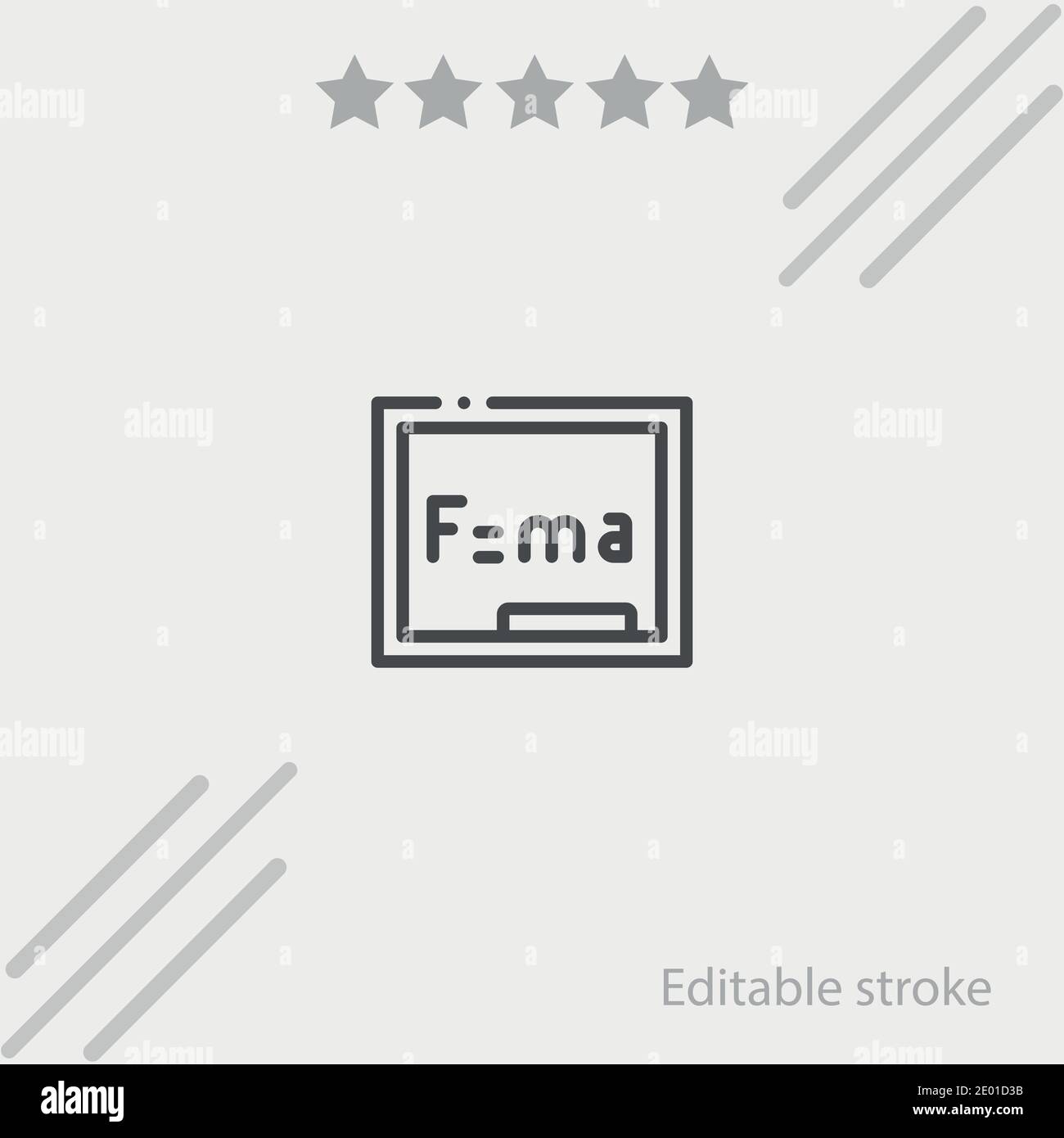 formula vector icon modern simple vector illustration Stock Vector ...