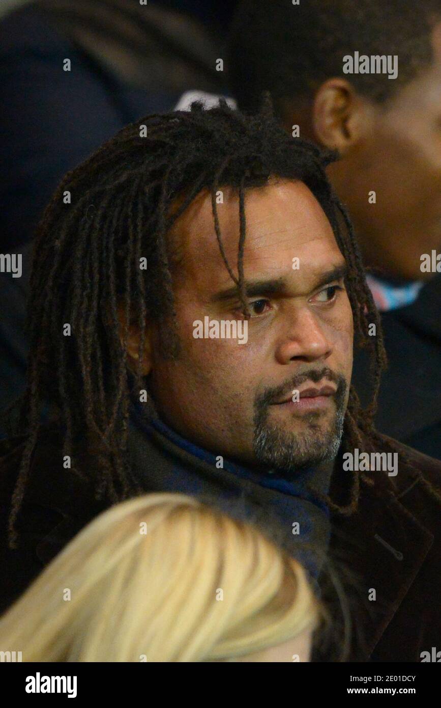 Christian Karembeu attending the UEFA Champions League group C football ...