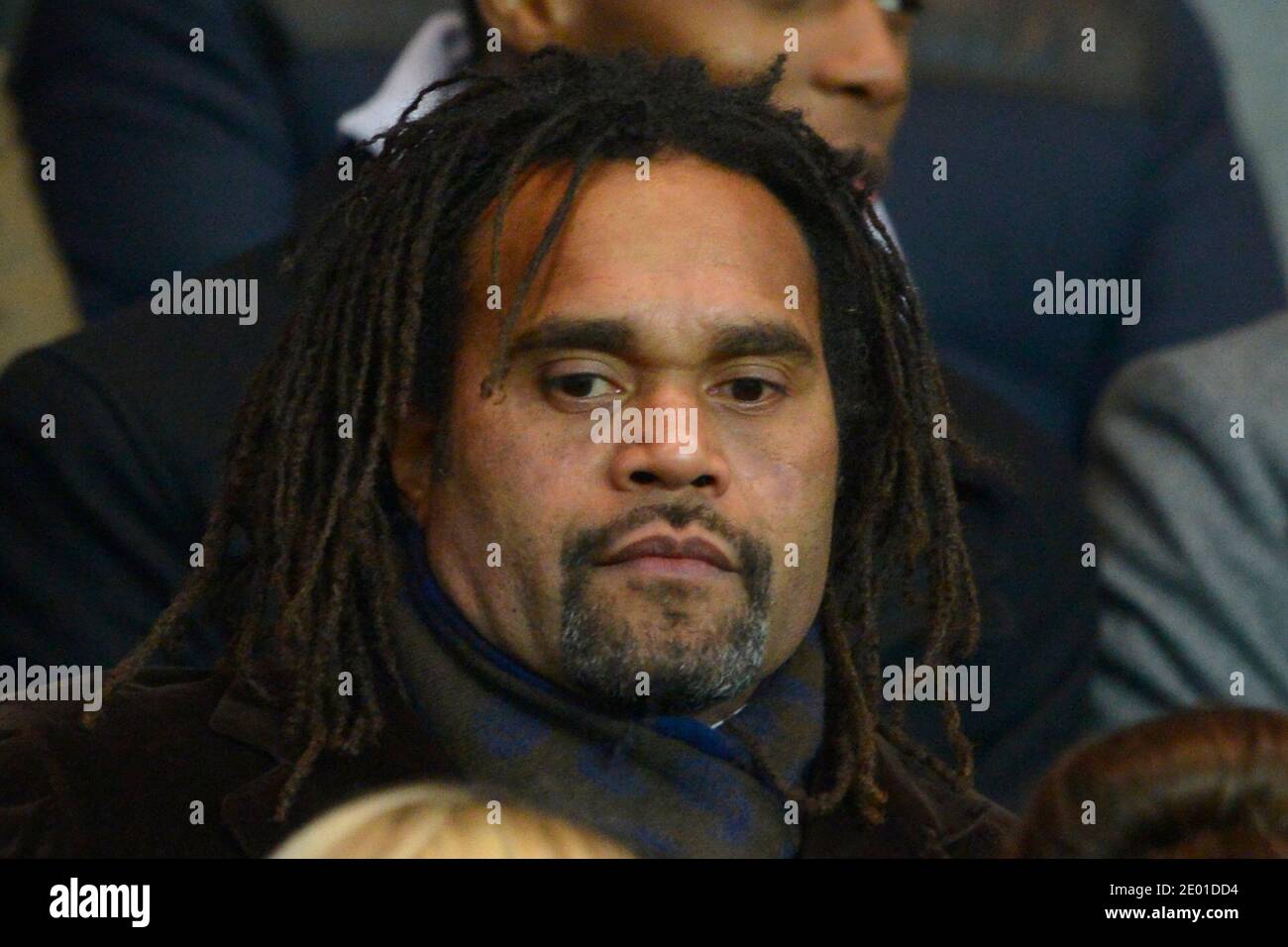 Christian Karembeu attending the UEFA Champions League group C football ...