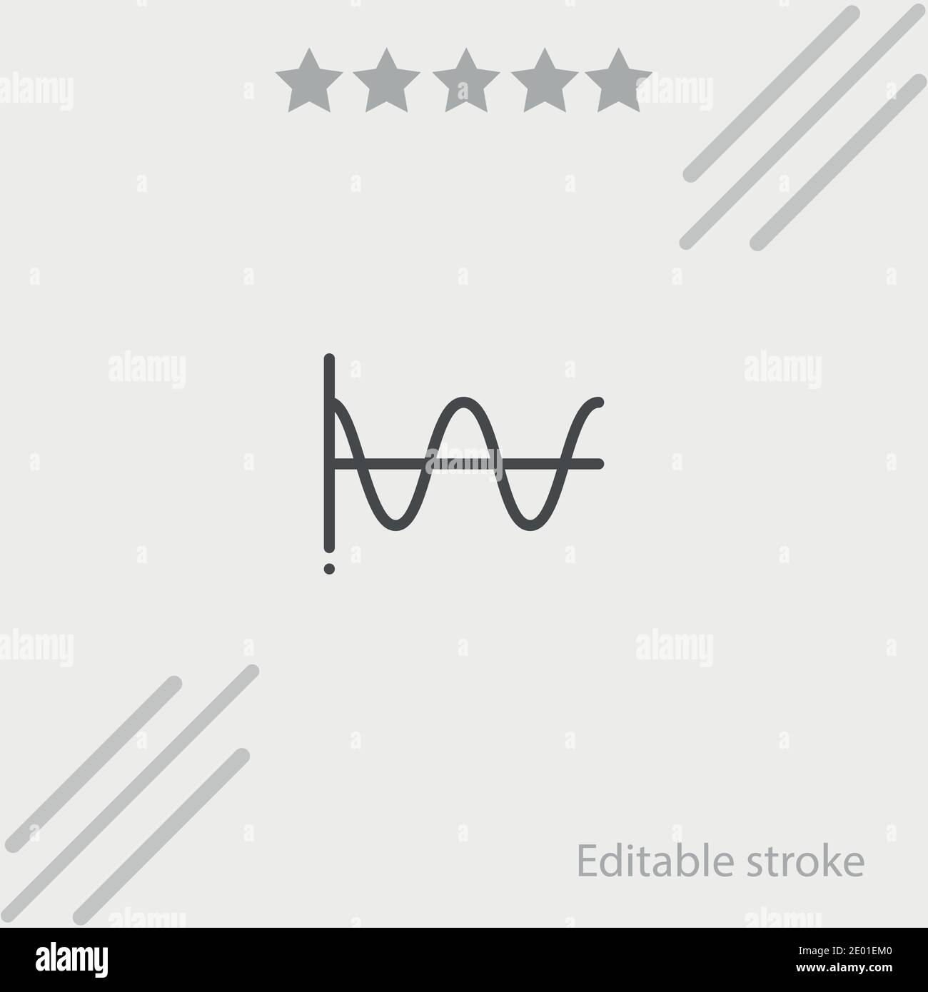 waves vector icon modern simple vector illustration Stock Vector Image ...