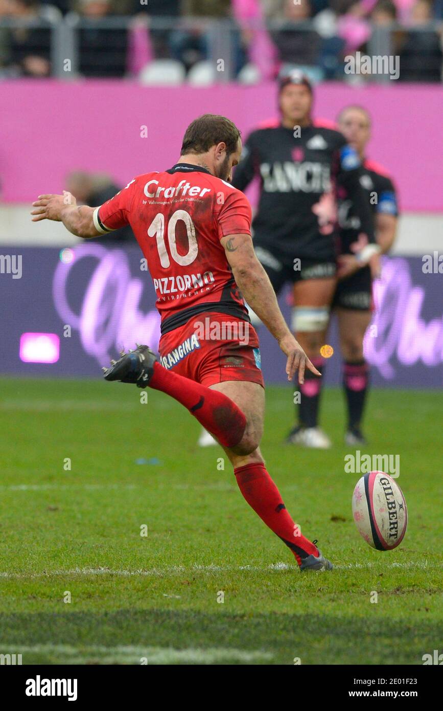 Toulon's Frederic Michalak during the Top 14 rugby match Stade Francais ...