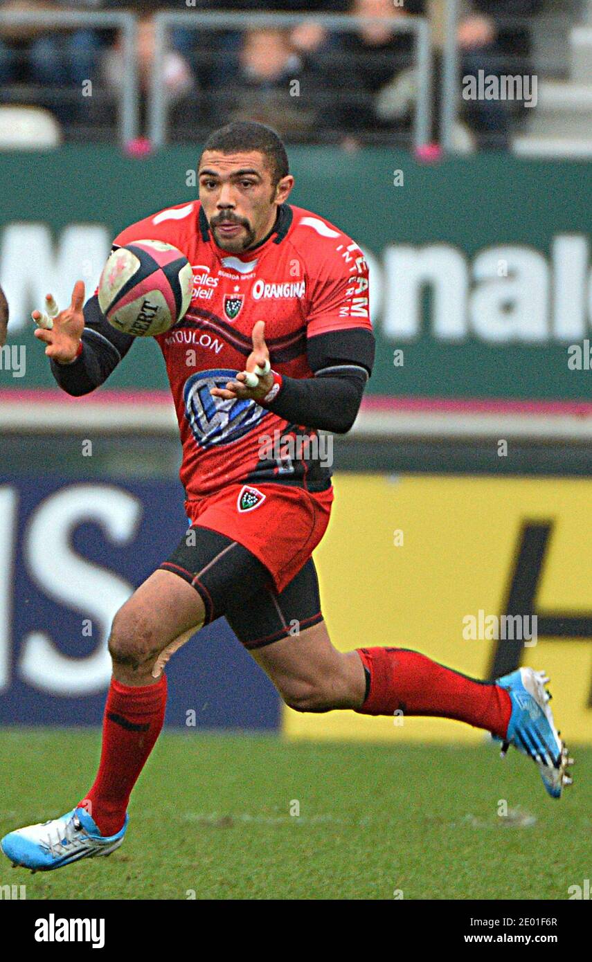 Toulon's Brian Habana during Top 14 rugby match Stade Francais vs ...