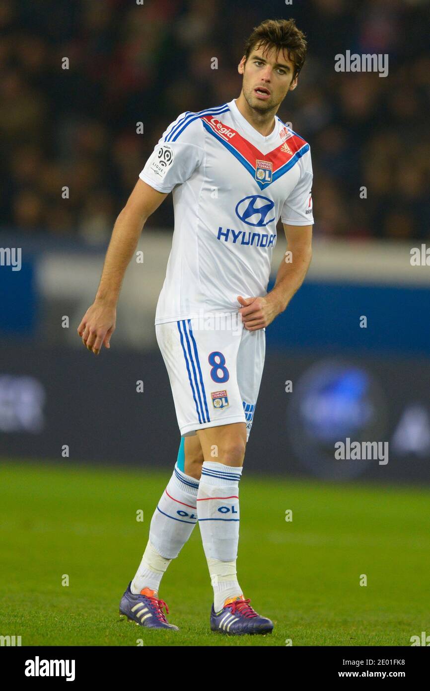 Lyon's Yoann Gourcuff during the French First League soccer match ...