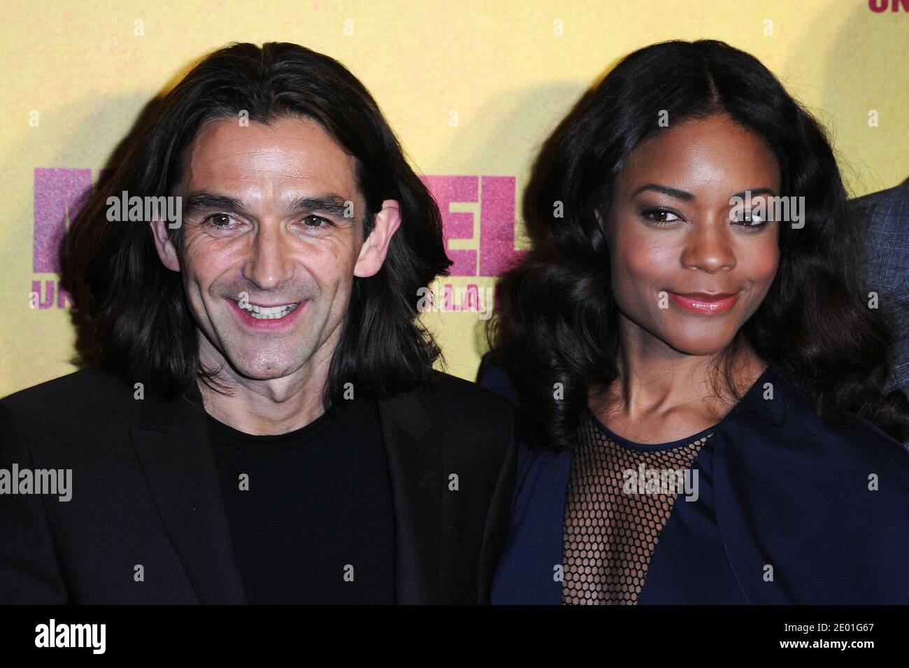 Justin Chadwick and Naomie Harris arriving to the premiere of the film ...