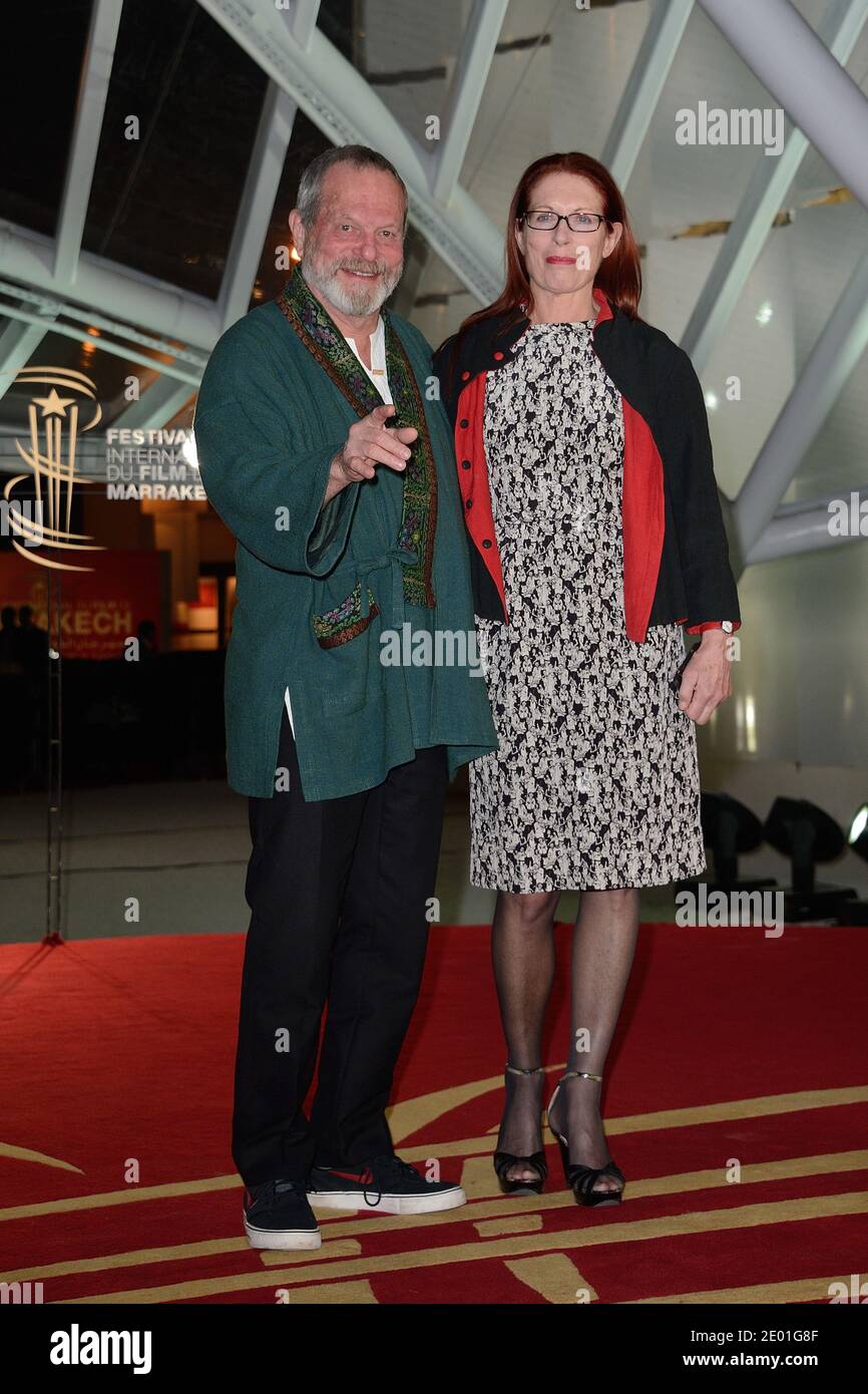 Terry Gilliam and his wife Maggie Wilson attending the screening of ...