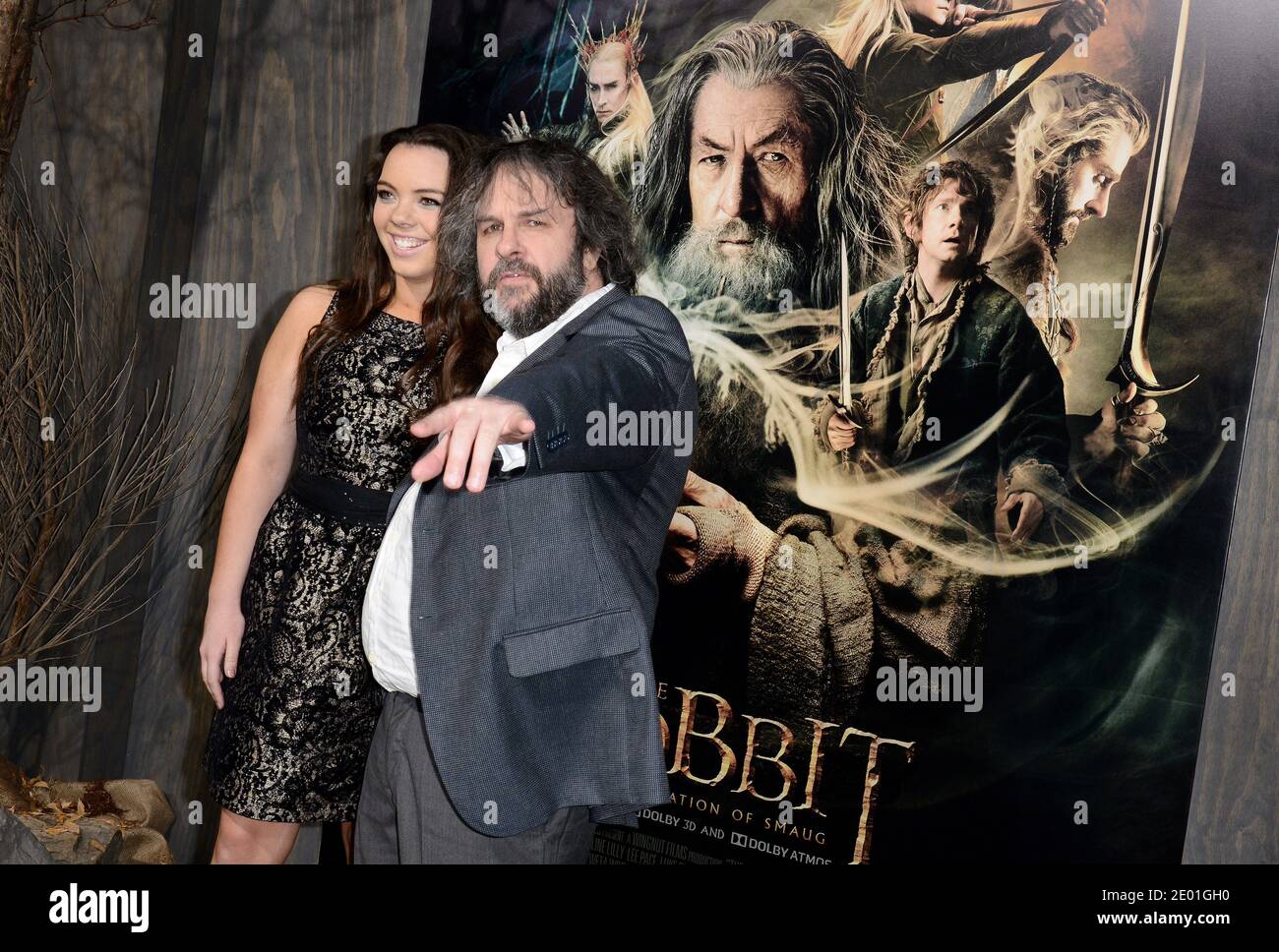 Peter Jackson and daughter Katie Jackson attend the premiere of Warner ...