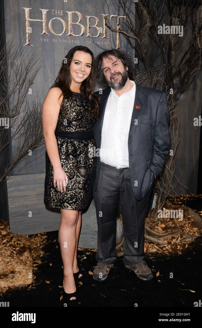 Peter Jackson and daughter Katie Jackson attend the premiere of Warner ...
