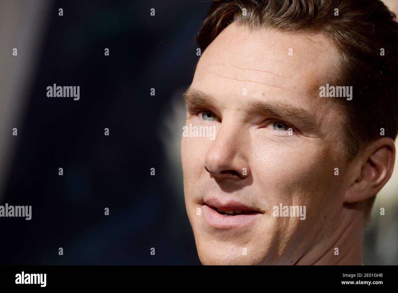 Benedict Cumberbatch attends the premiere of Warner Bros The Hobbit ...