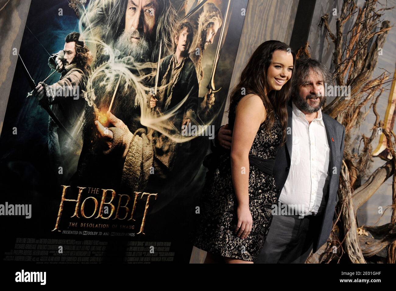 Peter Jackson and daughter Katie Jackson attend the premiere of Warner ...