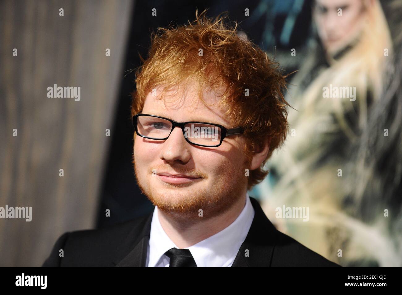 Ed Sheeran attends the premiere of Warner Bros The Hobbit: The ...
