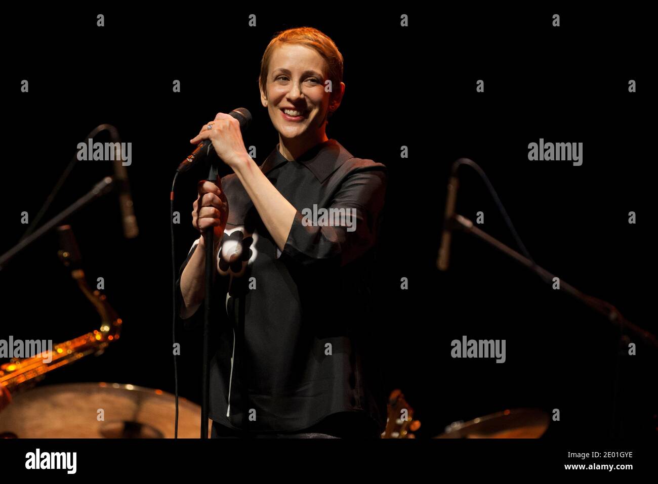 American singer Stacey Kent performs at Acropolis in Nice, southern ...