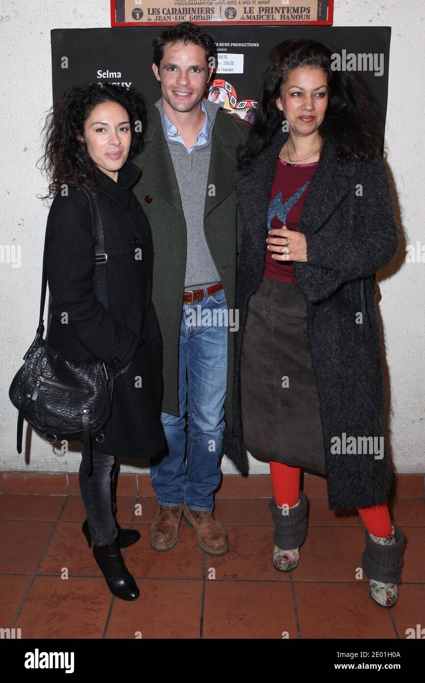 Selma Kouchy, Eric Perisse and Meriem Serbah attending the premiere of ...