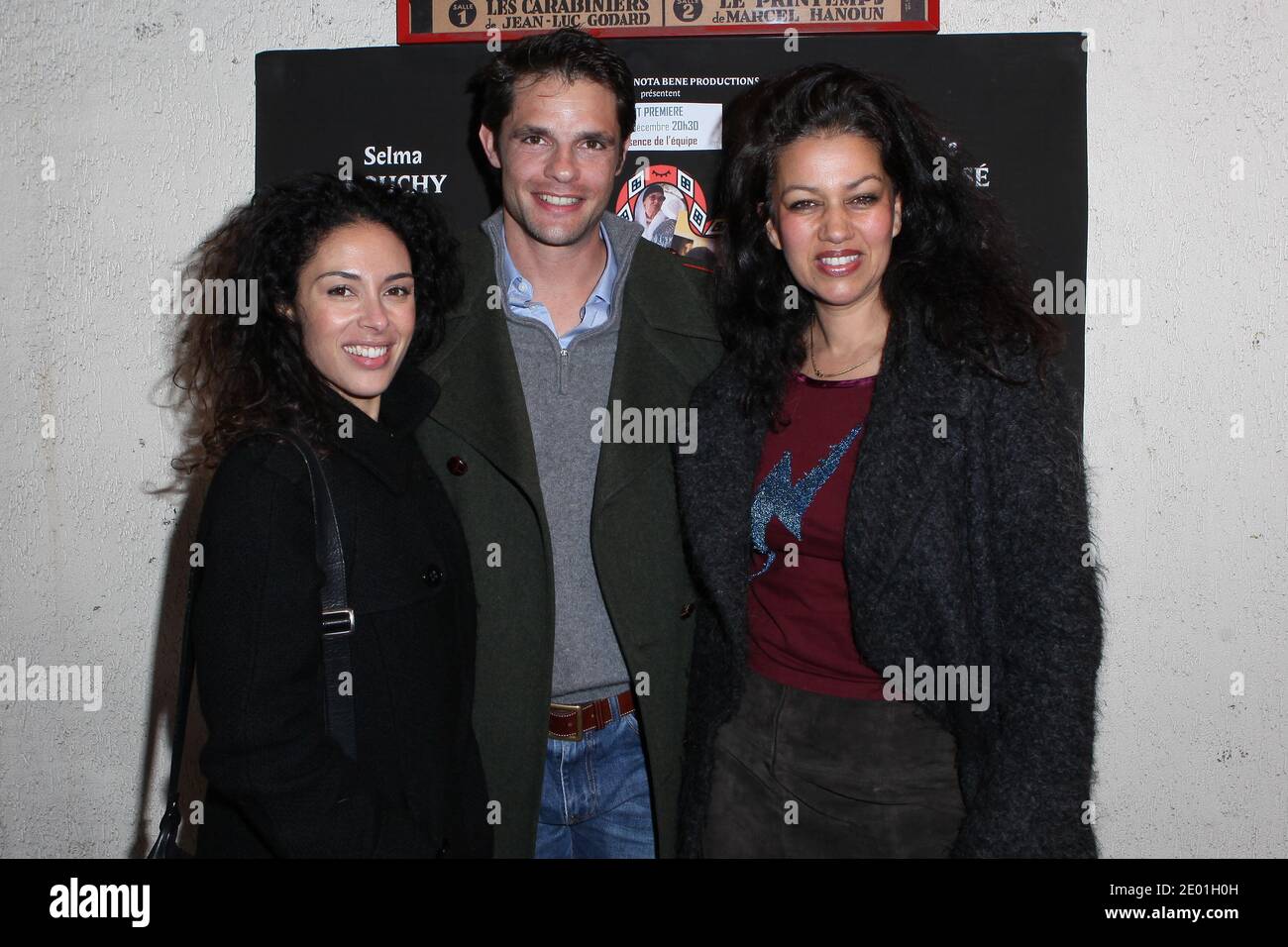 Selma Kouchy, Eric Perisse and Meriem Serbah attending the premiere of ...