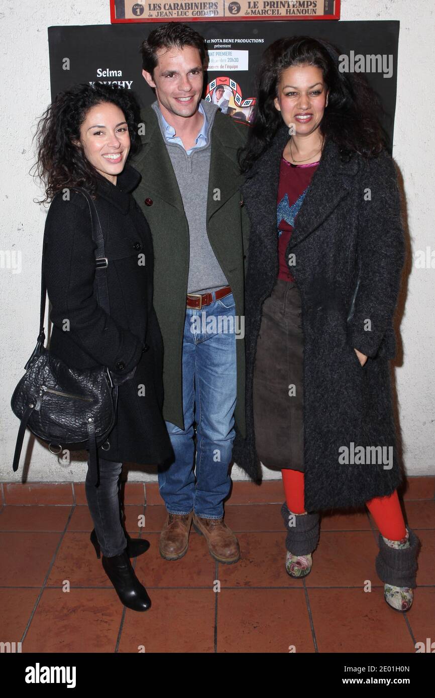 Selma Kouchy, Eric Perisse and Meriem Serbah attending the premiere of ...